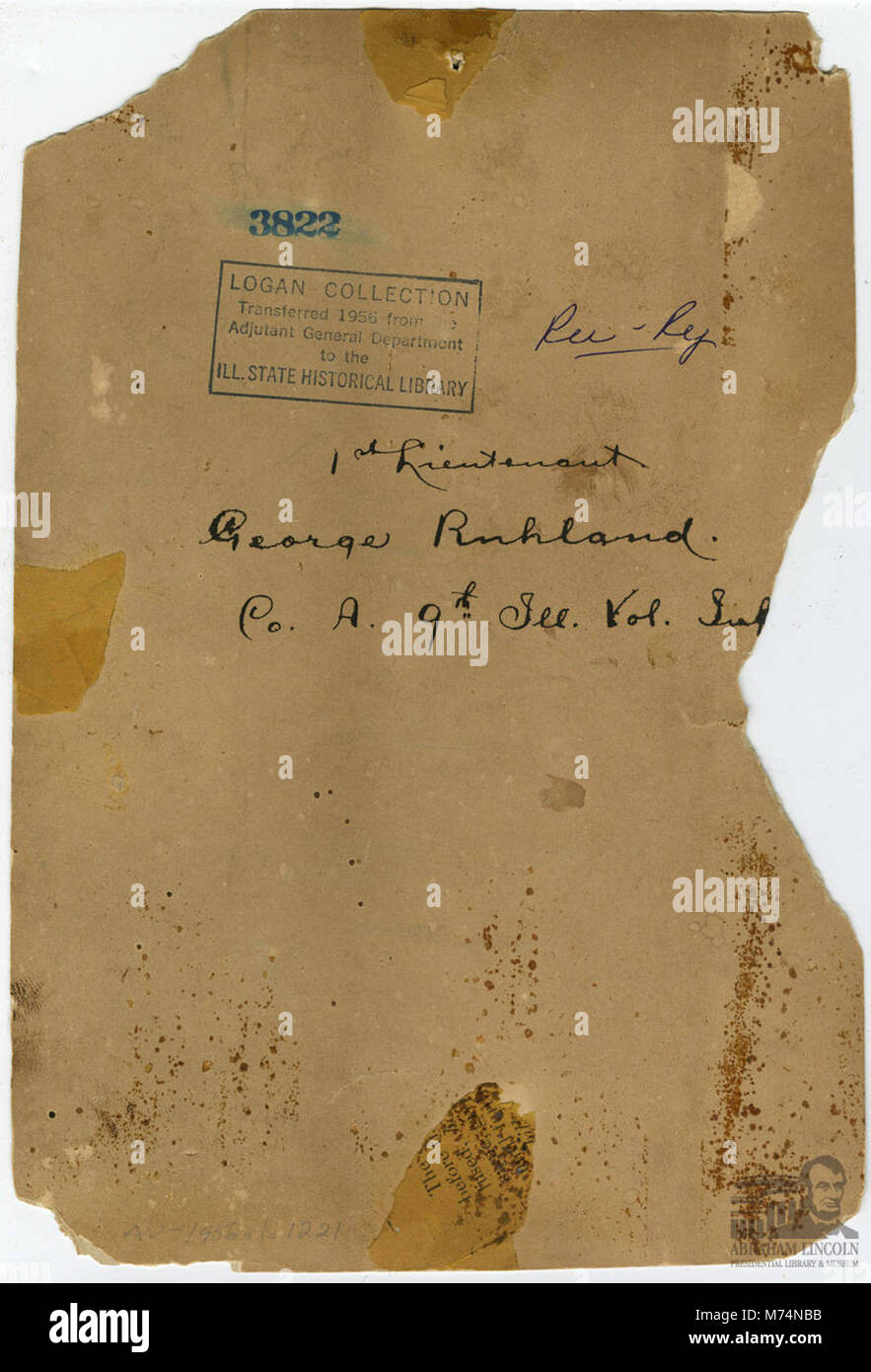 A portrait of George Ruhland, captured in this photograph. Ruhland’s ...