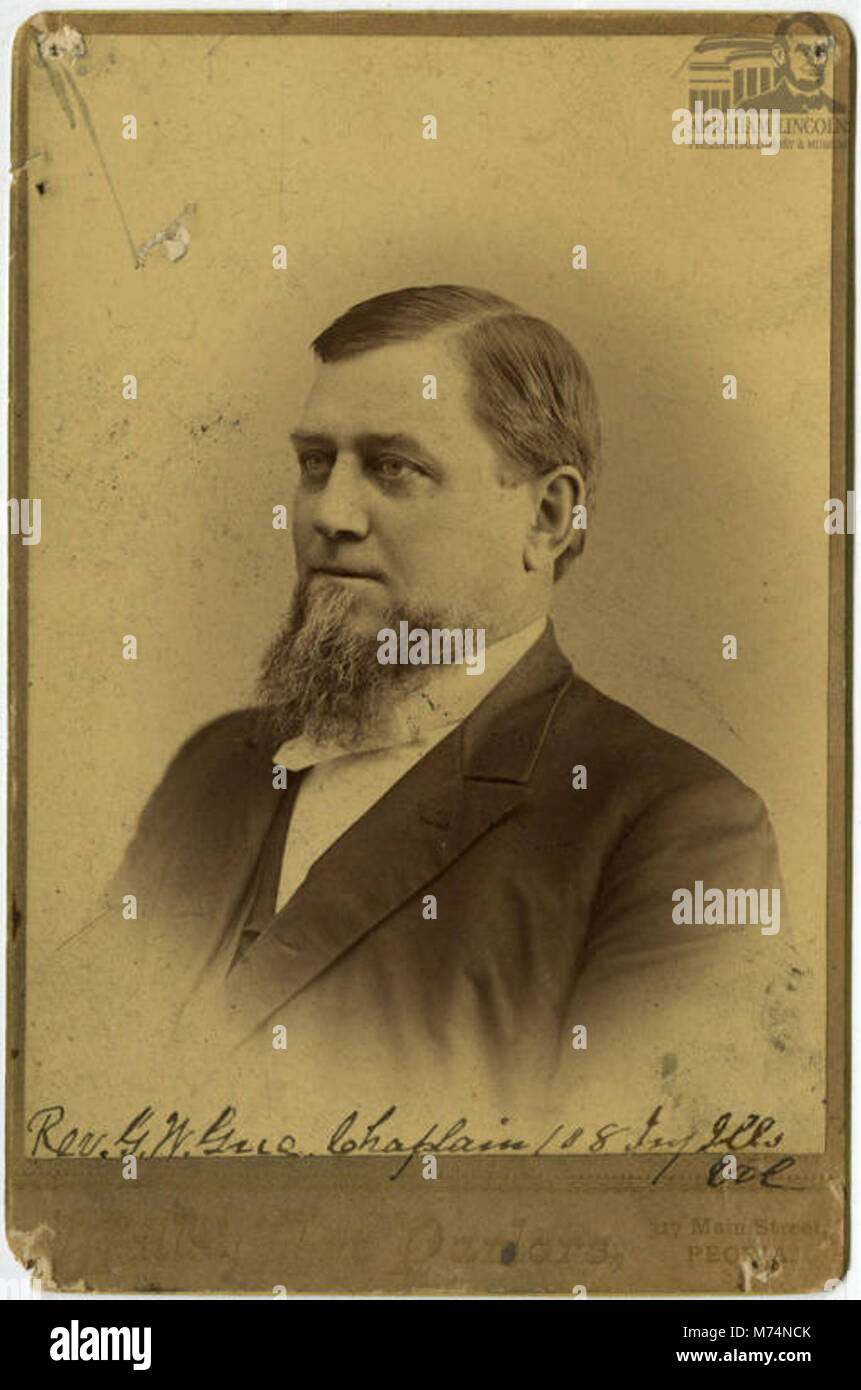 This image features George W. Gue, a notable figure from the American ...