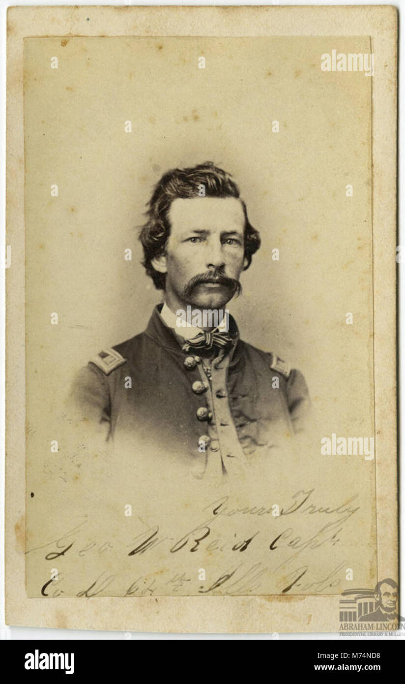 A portrait of George W. Reid, a historical figure who played a role in ...