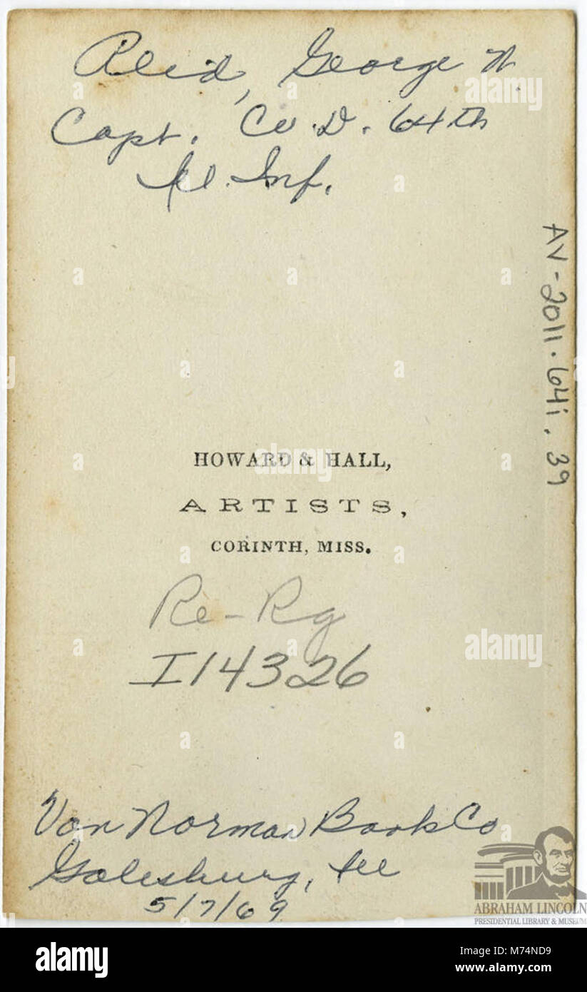 This image features George W. Reid, a figure possibly from the late ...