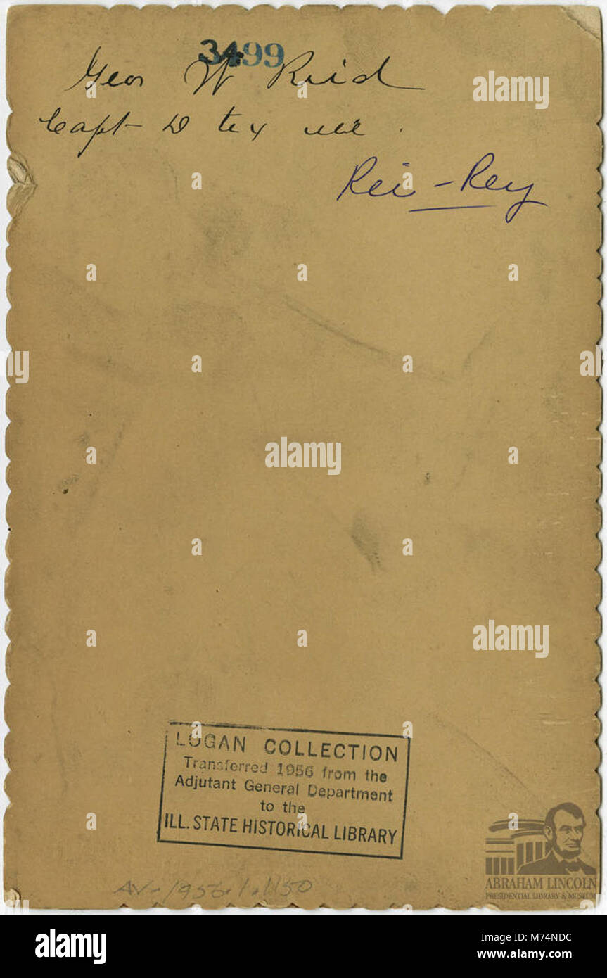 This image shows George W. Reid, a historical figure possibly involved ...