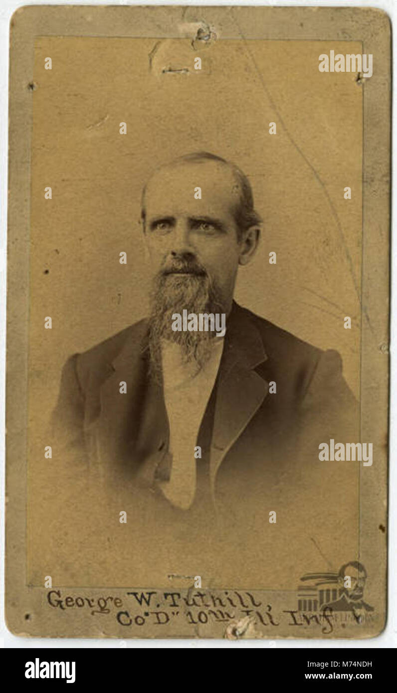 This is a photograph of George W. Tuthill, a notable figure in American ...