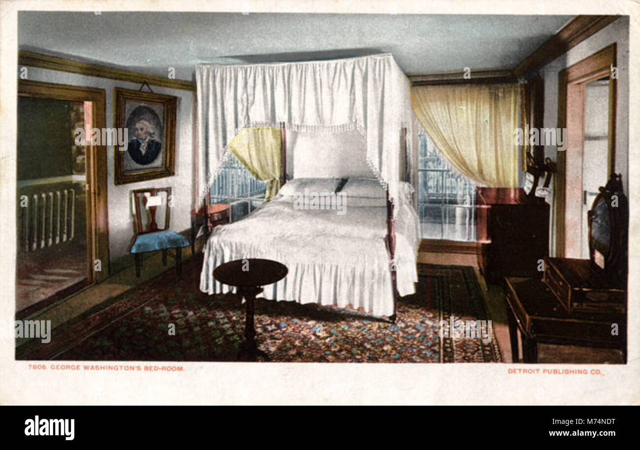 George washingtons bedroom hi-res stock photography and images - Alamy