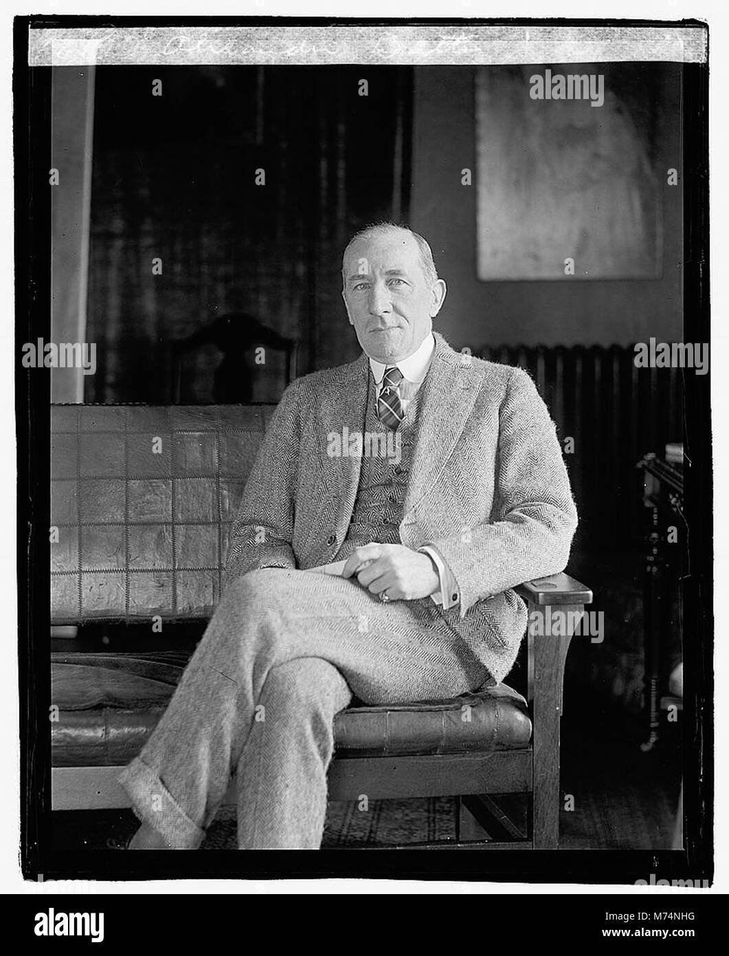 A photograph of Alexander Britten, a notable individual from the early ...