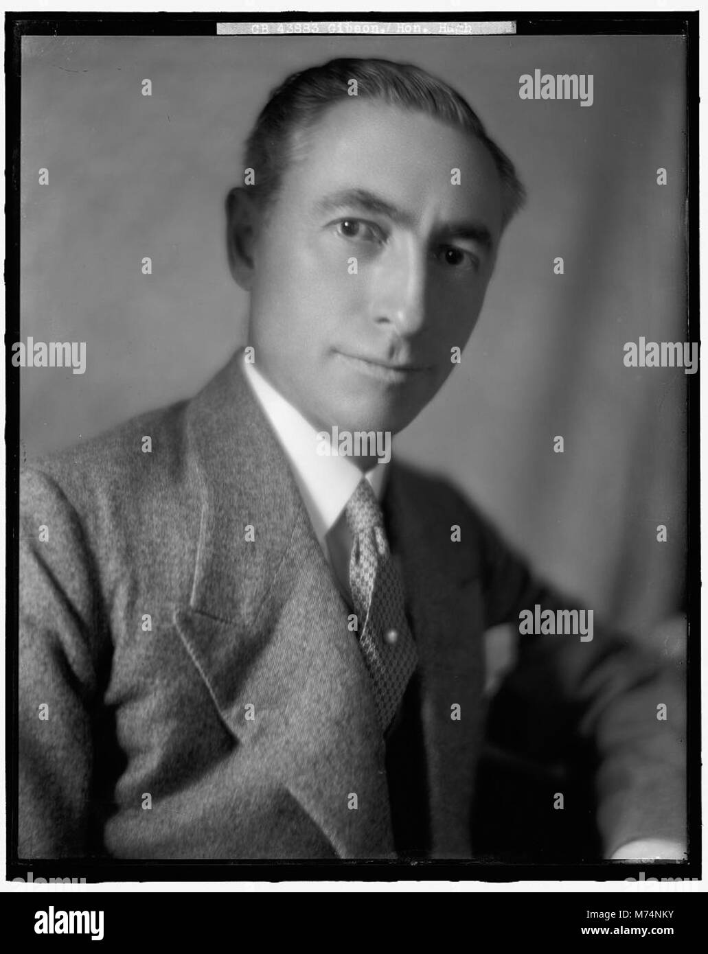 This image features Hugh Gibson, identified as the Honorable. The ...