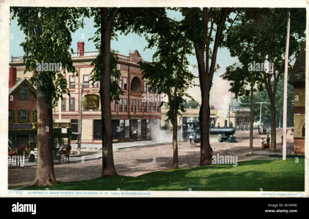 A snapshot of Main Street, capturing a lively street scene that ...