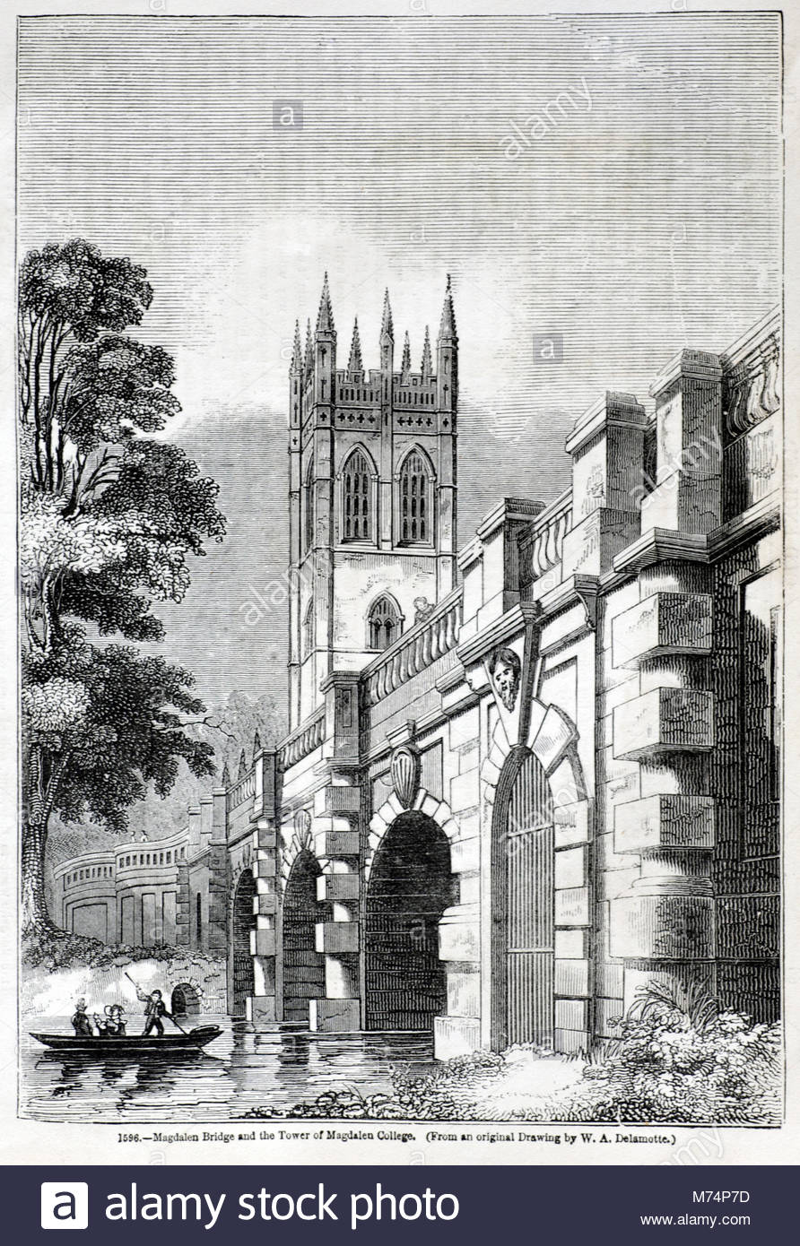 Magdalen college and magdalen bridge hi-res stock photography and ...