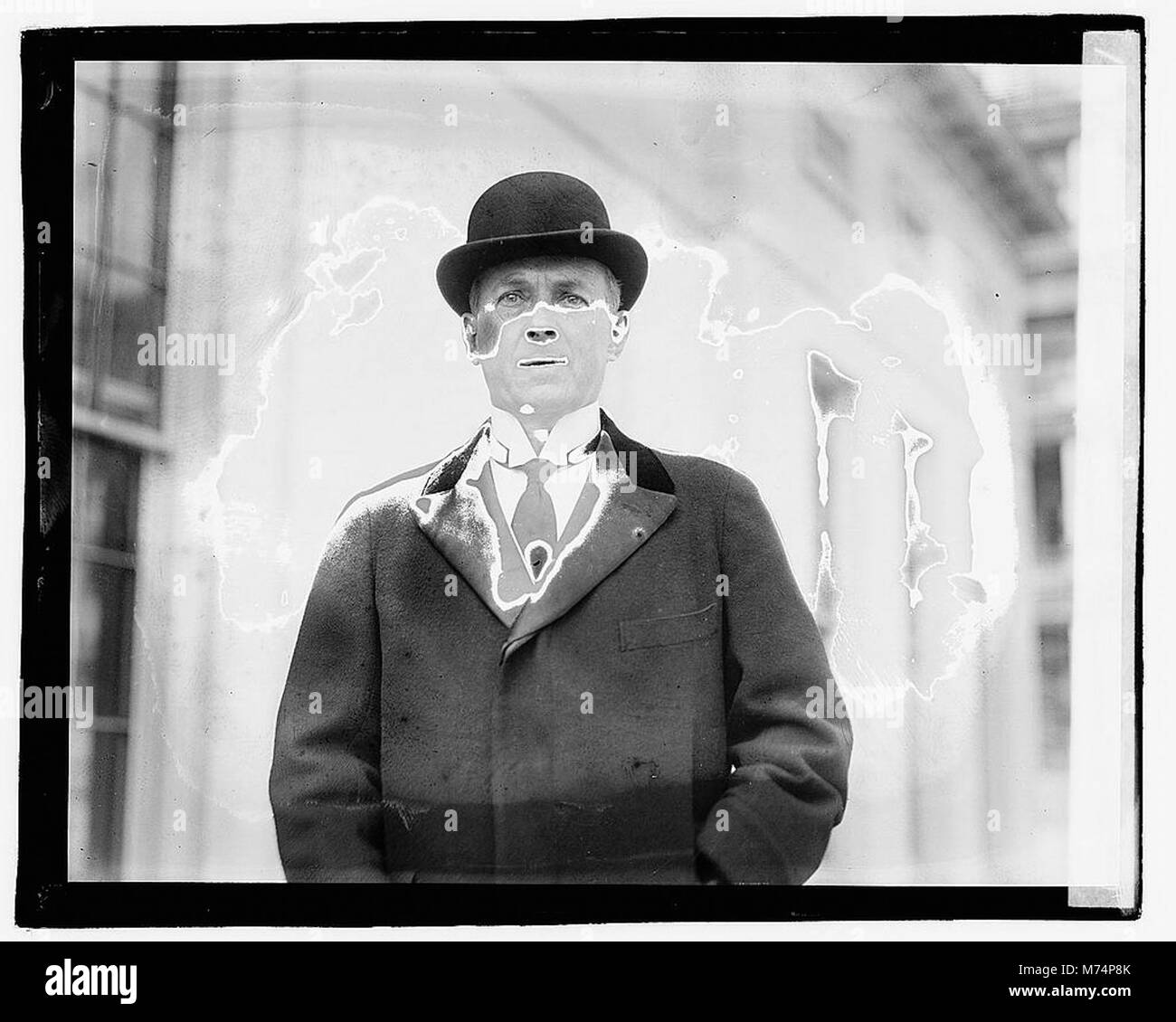 A portrait of Governor Berkman of Rhode Island, showcasing his formal ...