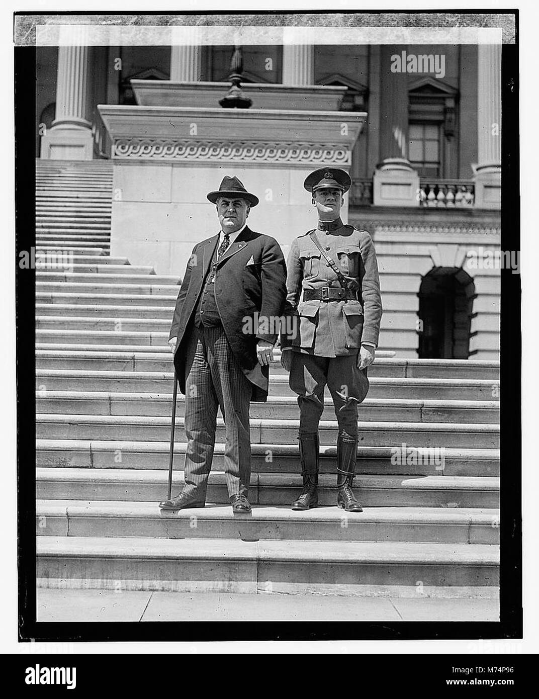 Governor E. Lee Trinkle and Colonel Herain W. Smith are pictured ...