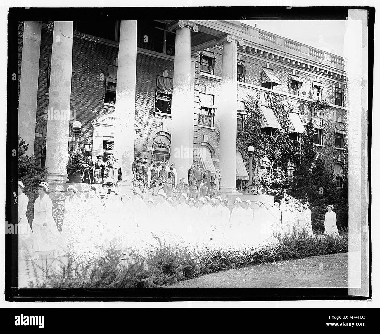 A photograph from Walter Reed, showing a graduation ceremony, capturing ...