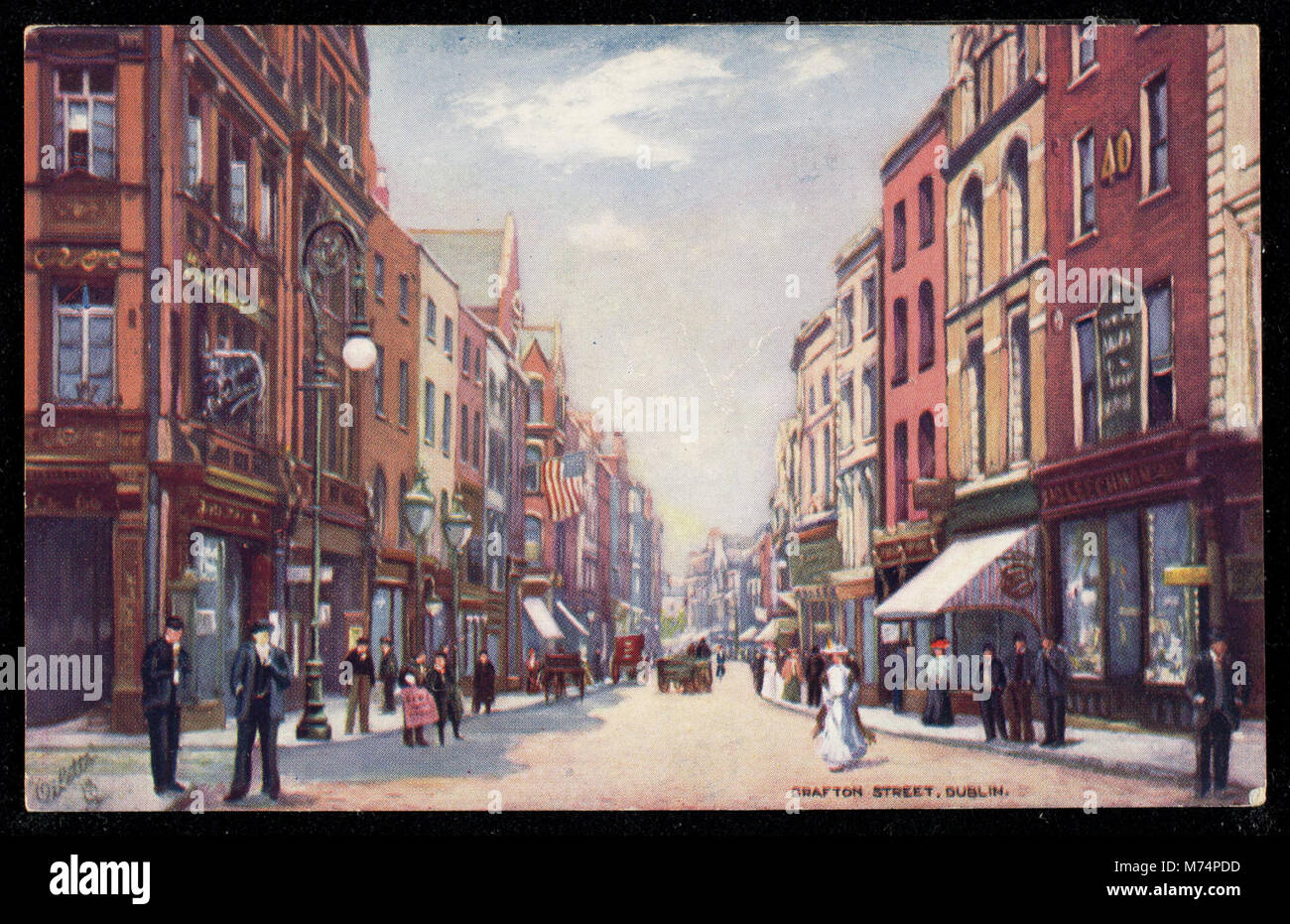 Grafton street dublin illustration hi-res stock photography and images ...
