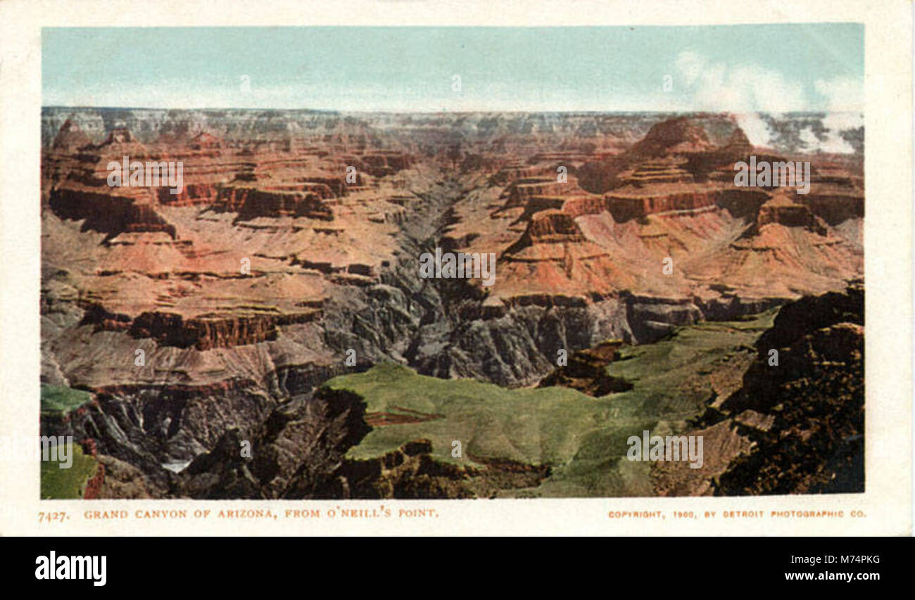 A panoramic view of the Grand Canyon from O'Neill's Point in Arizona ...