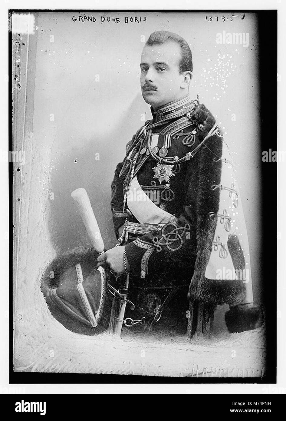 A portrait of Grand Duke Boris, highlighting his noble status. As a ...