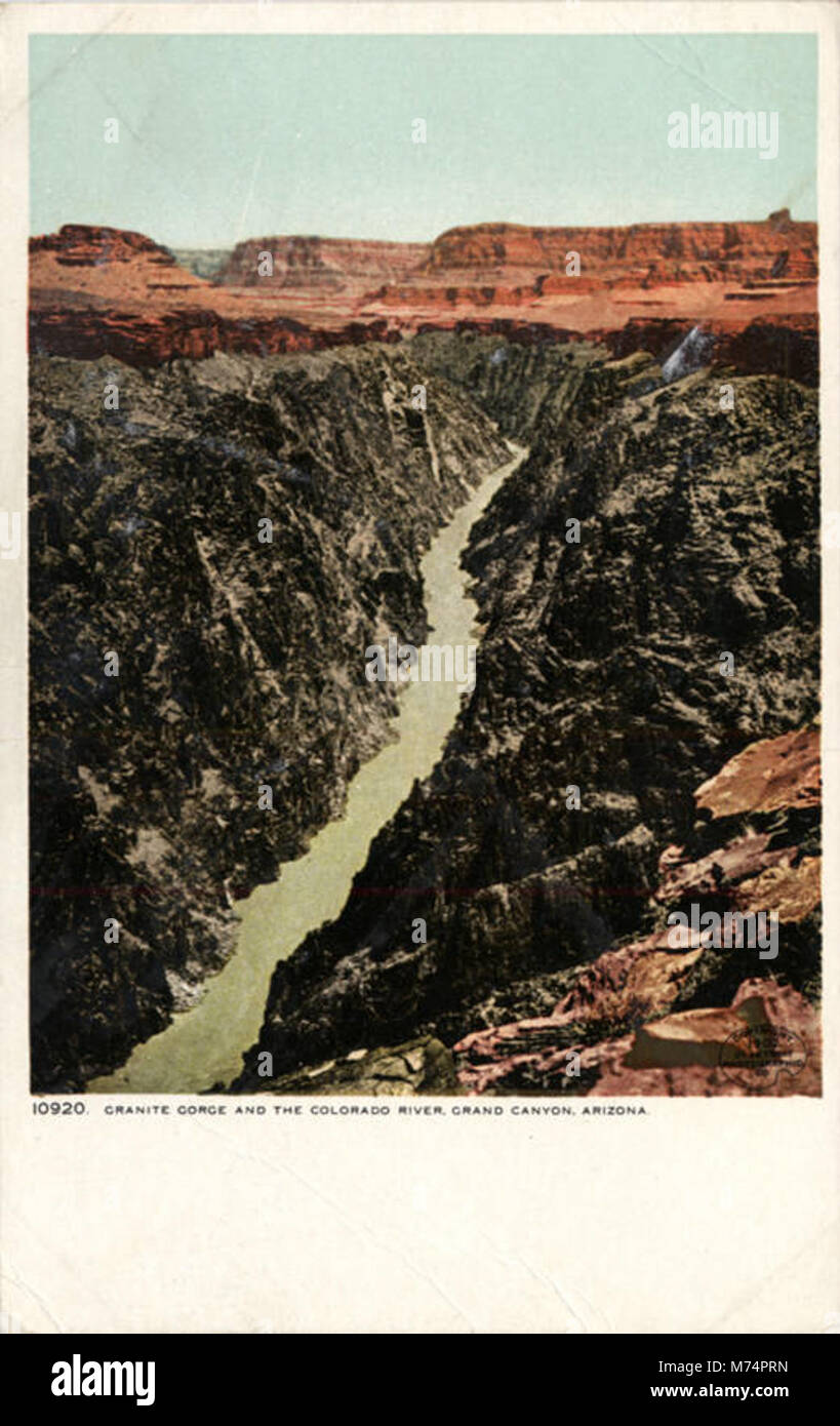 Granite Gorge, located within the Grand Canyon, is a prominent feature ...