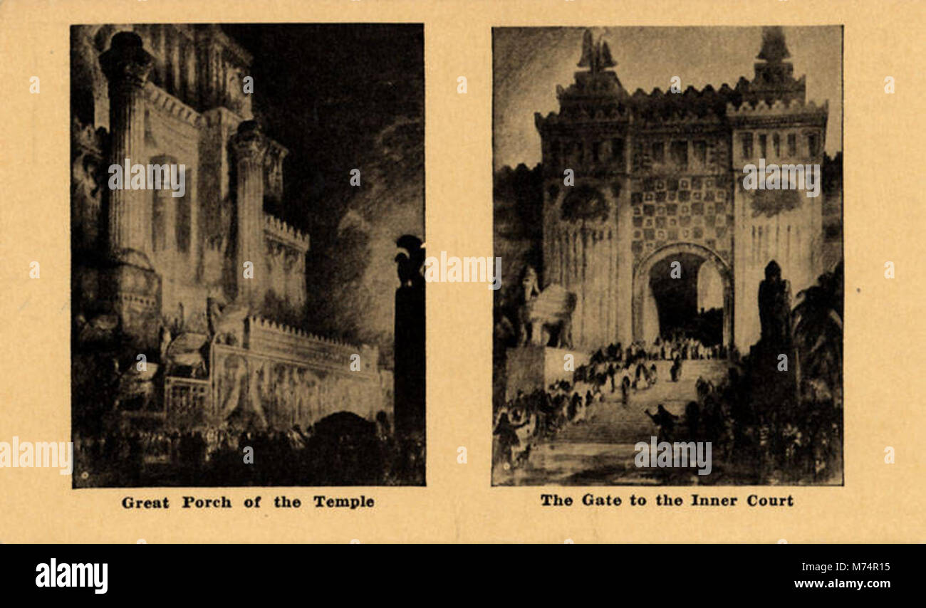 Great Porch Of The Temple, The Gate To The Inner Court (NBY 416865 ...