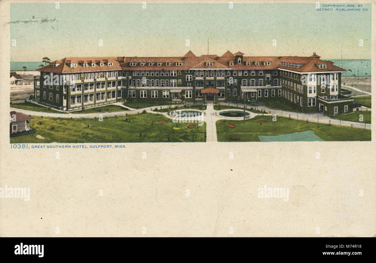 Postcard image of the Great Southern Hotel, capturing its architectural ...