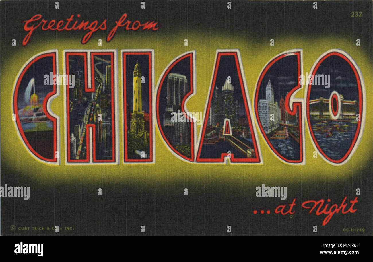 Greetings from chicago hi-res stock photography and images - Alamy