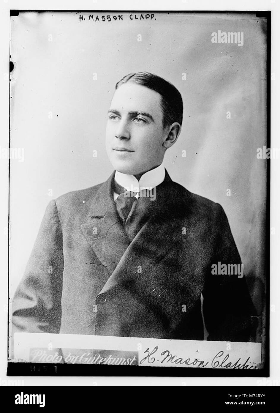 H. Masson Clapp, a notable figure, is depicted in this portrait ...