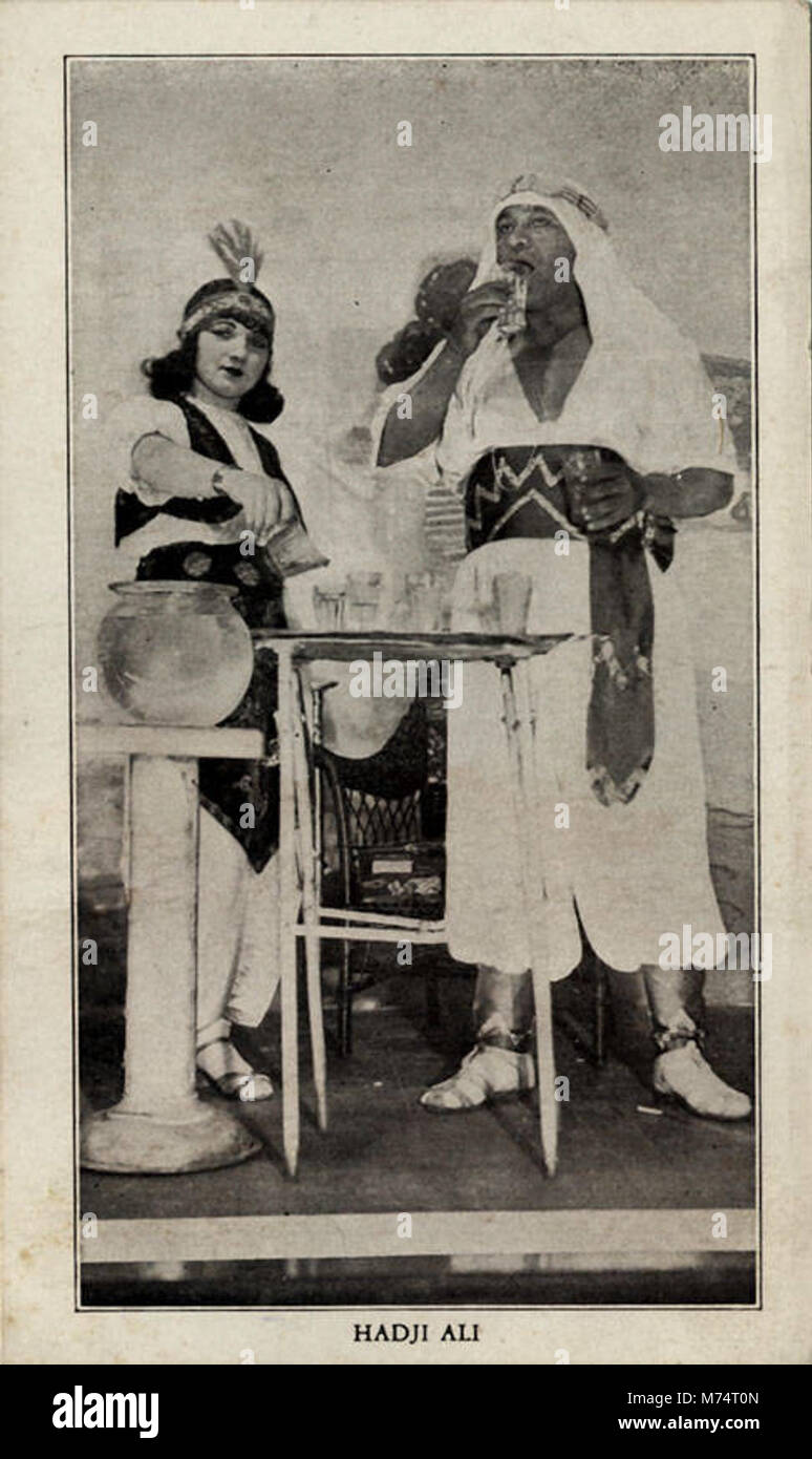 A portrait of Hadji Ali, captured under NBY 416058, depicting this ...