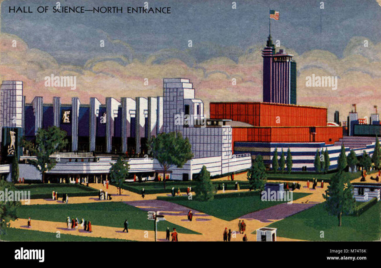 The Hall of Science's North Entrance, shown in this image, highlights ...