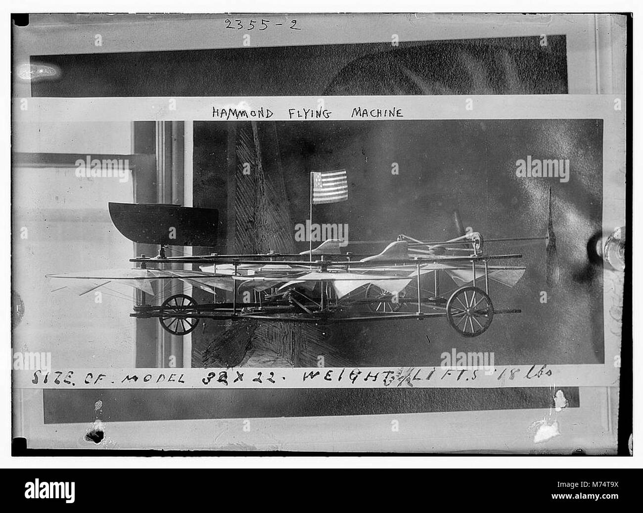 The Hammond Flying Machine, an early 20th-century aviation invention ...