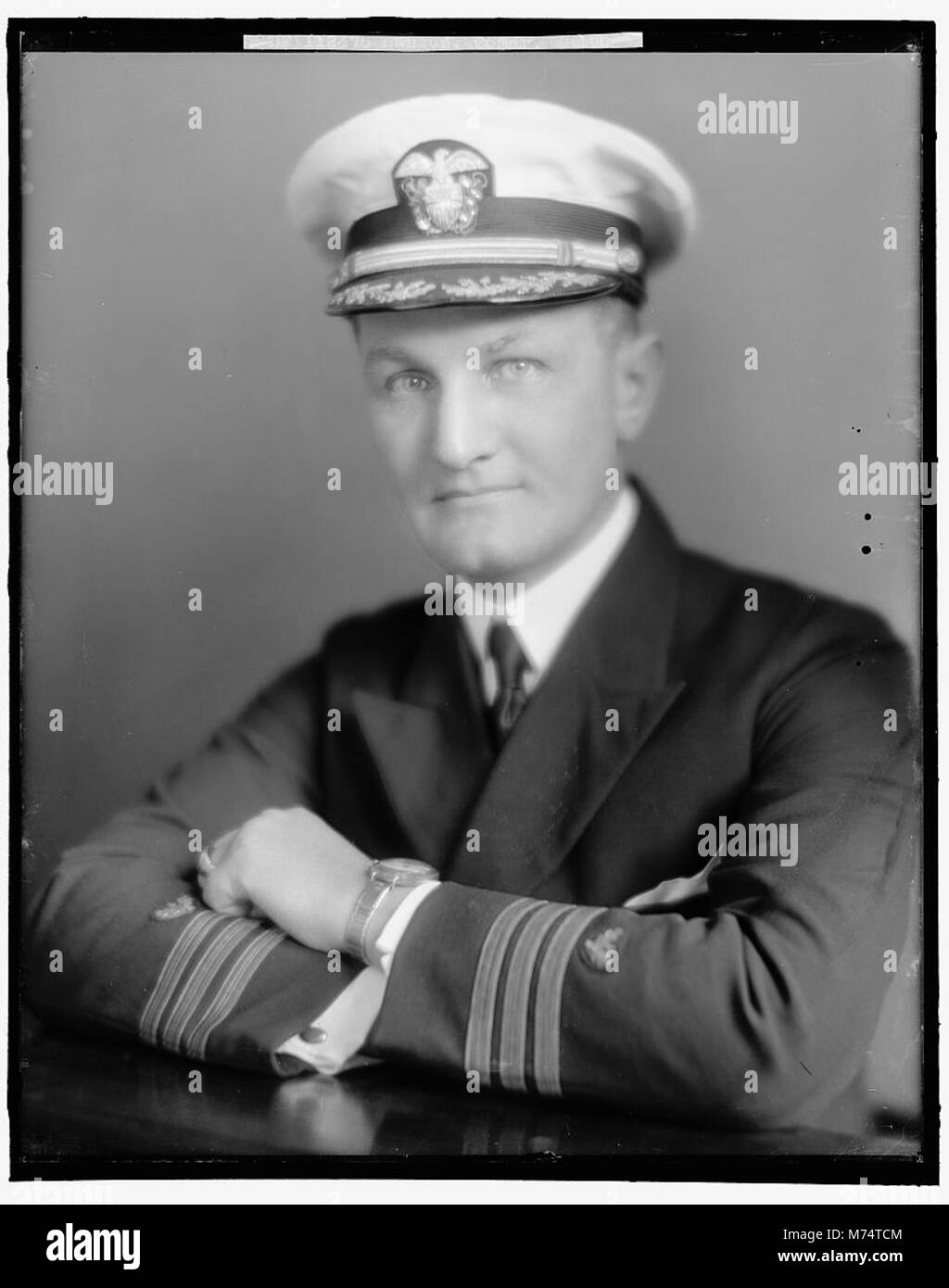 Ralph Hanson, Commander, portrayed in this formal image reflecting his ...