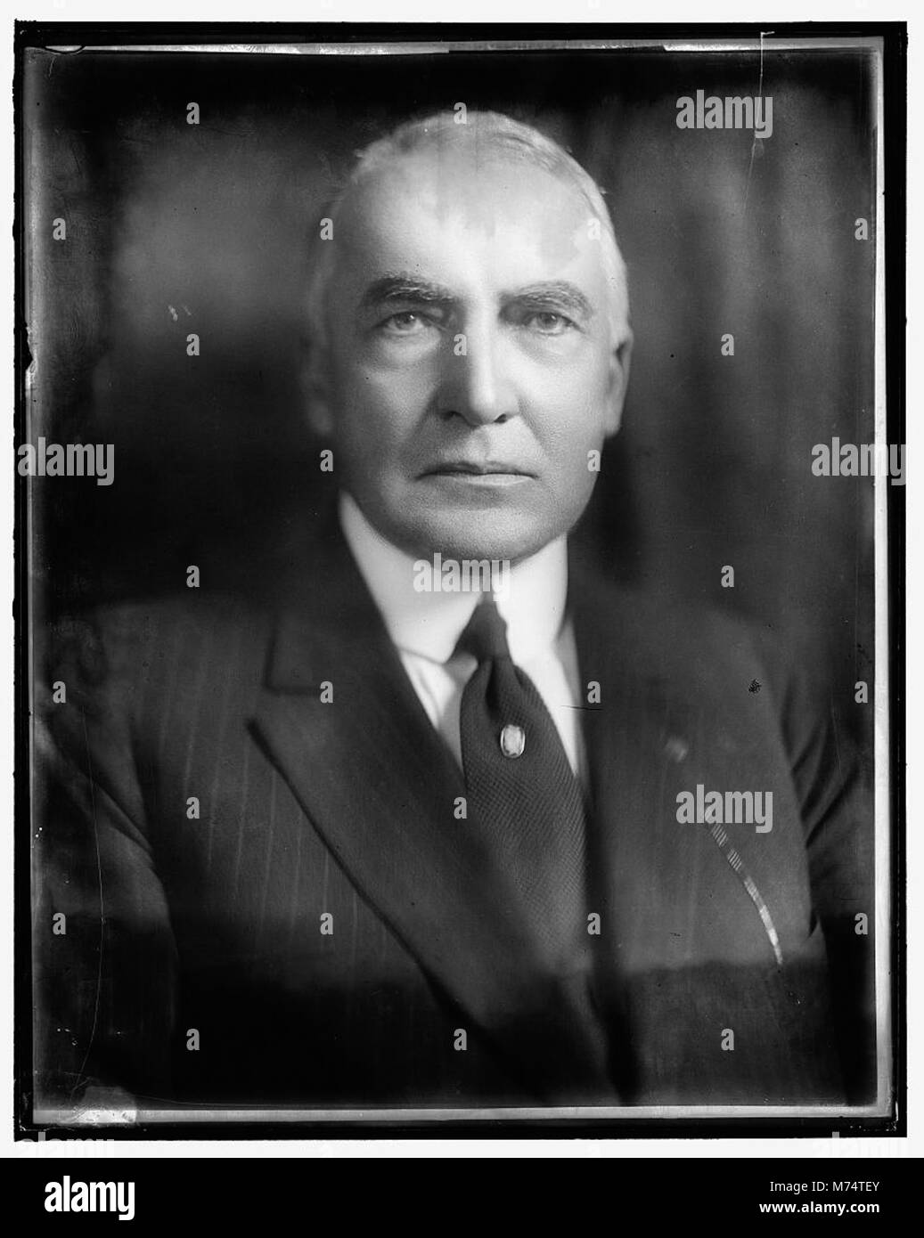 HARDING, WARREN G. HONORABLE LCCN2016859358 Stock Photo - Alamy