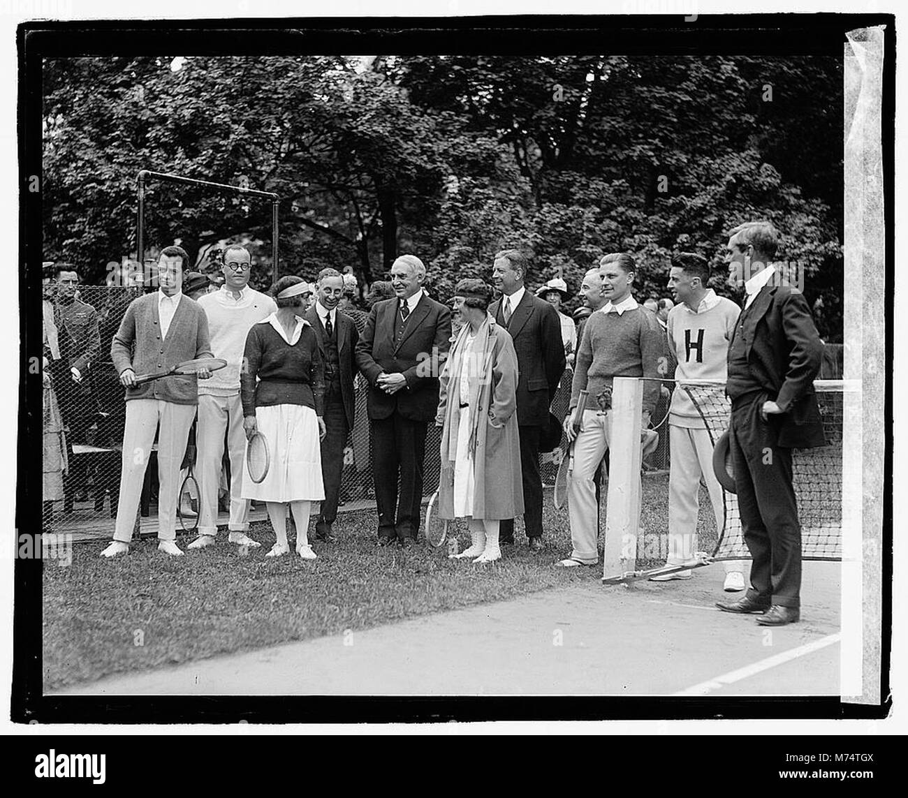Group photo on sports Black and White Stock Photos & Images - Alamy