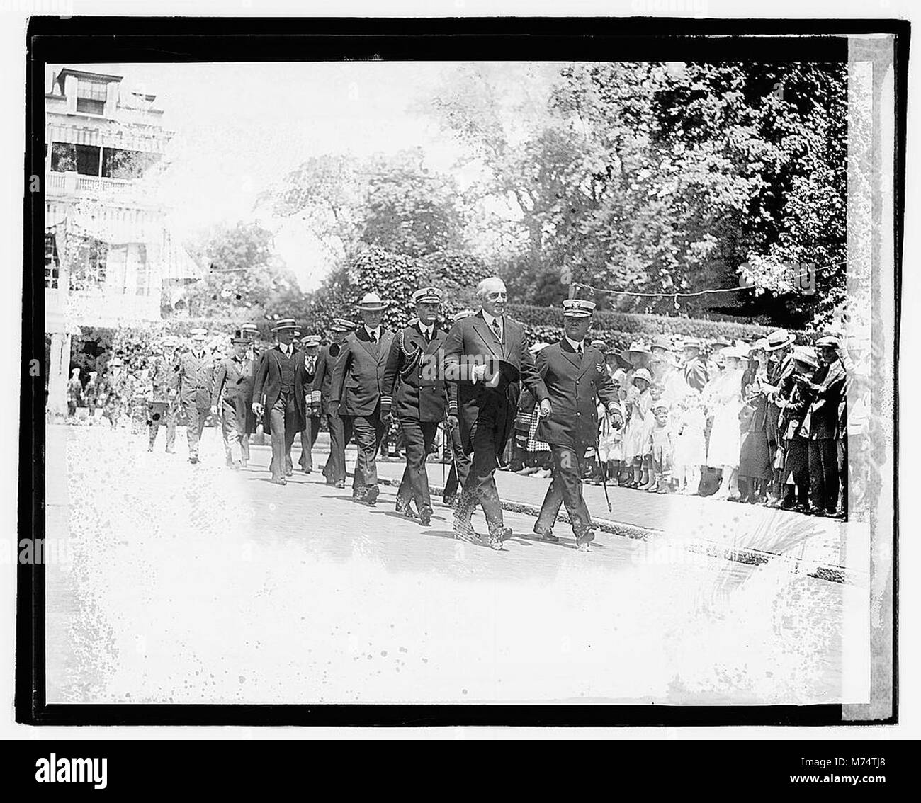 This image features Warren G. Harding, the 29th President of the United ...