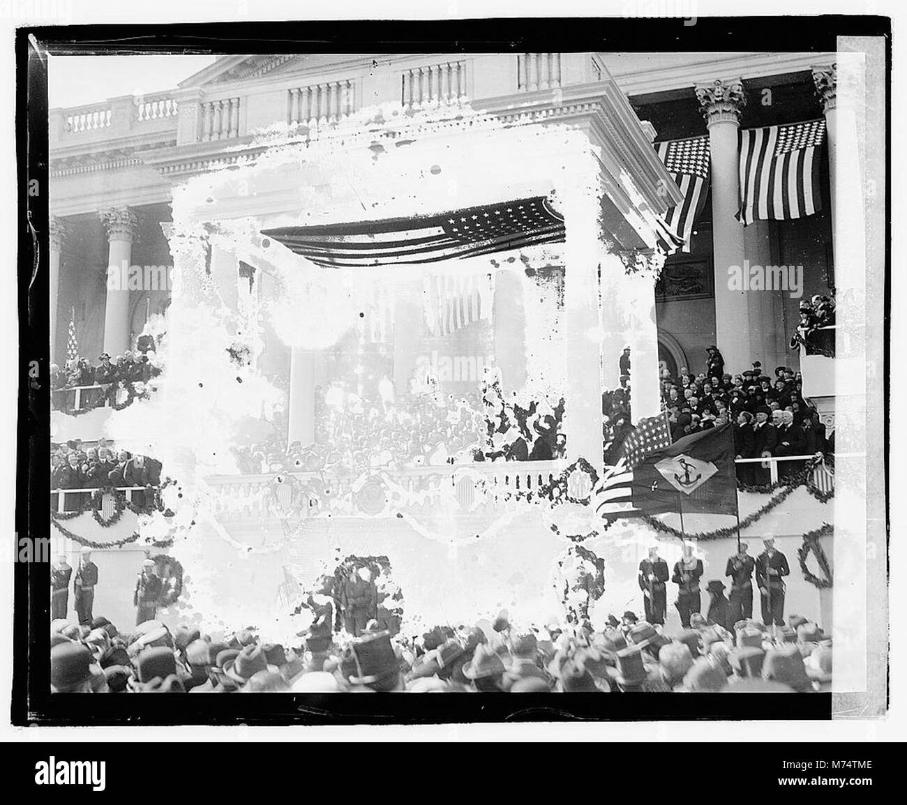 This image captures President Warren G. Harding delivering his ...