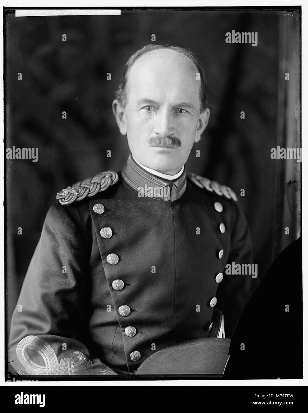 A portrait of Colonel M.F. Harmon, a distinguished officer in the U.S ...