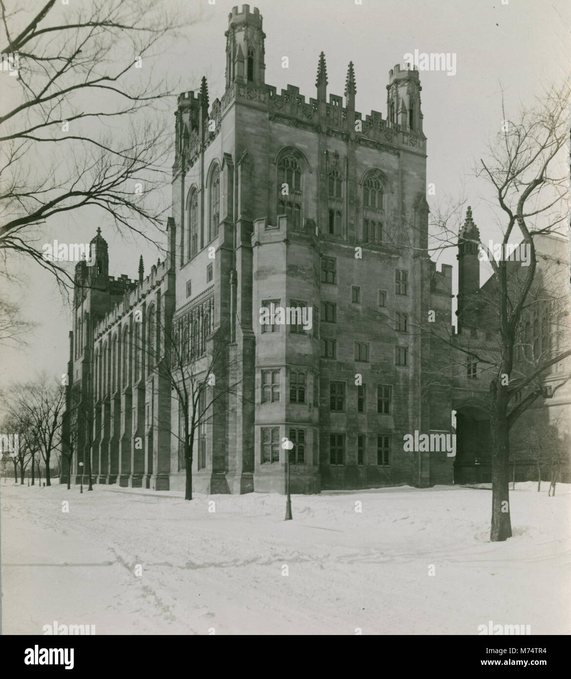 This image showcases the Harper Memorial Library at the University of ...