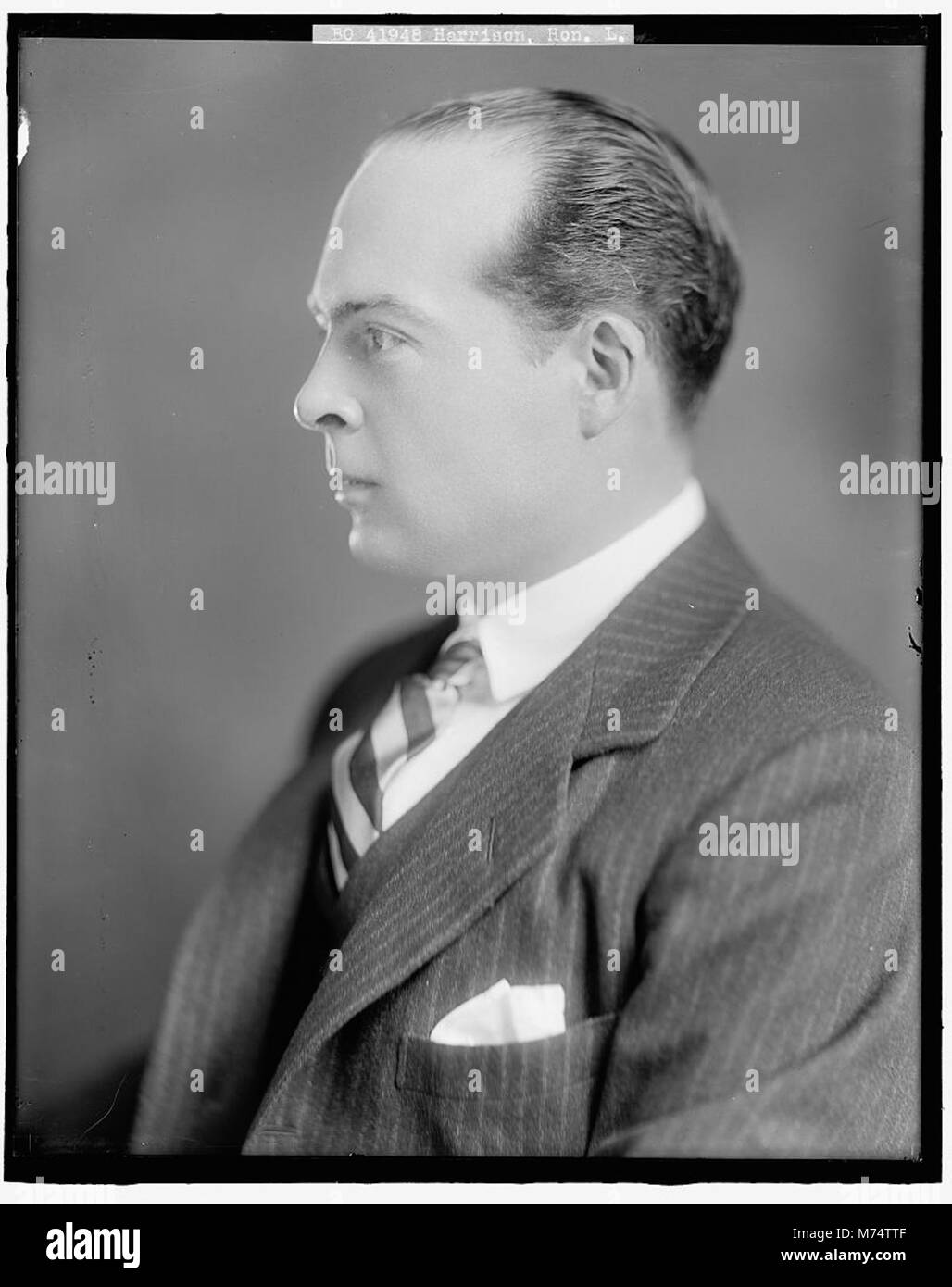 A portrait of Honorable L. Harrison, showcasing his contributions to ...