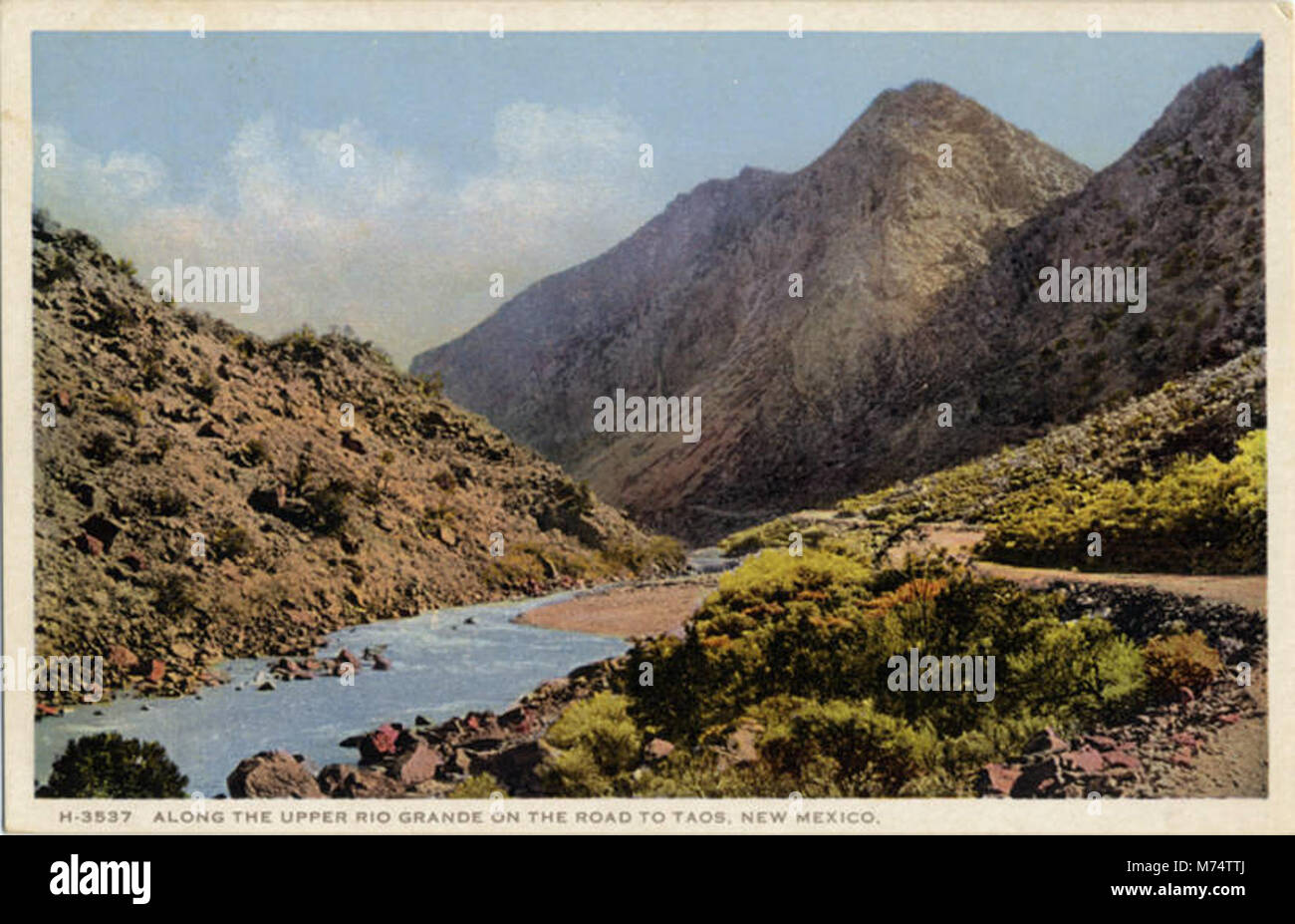 The journey along the Upper Rio Grande, on the road to Taos, offers ...