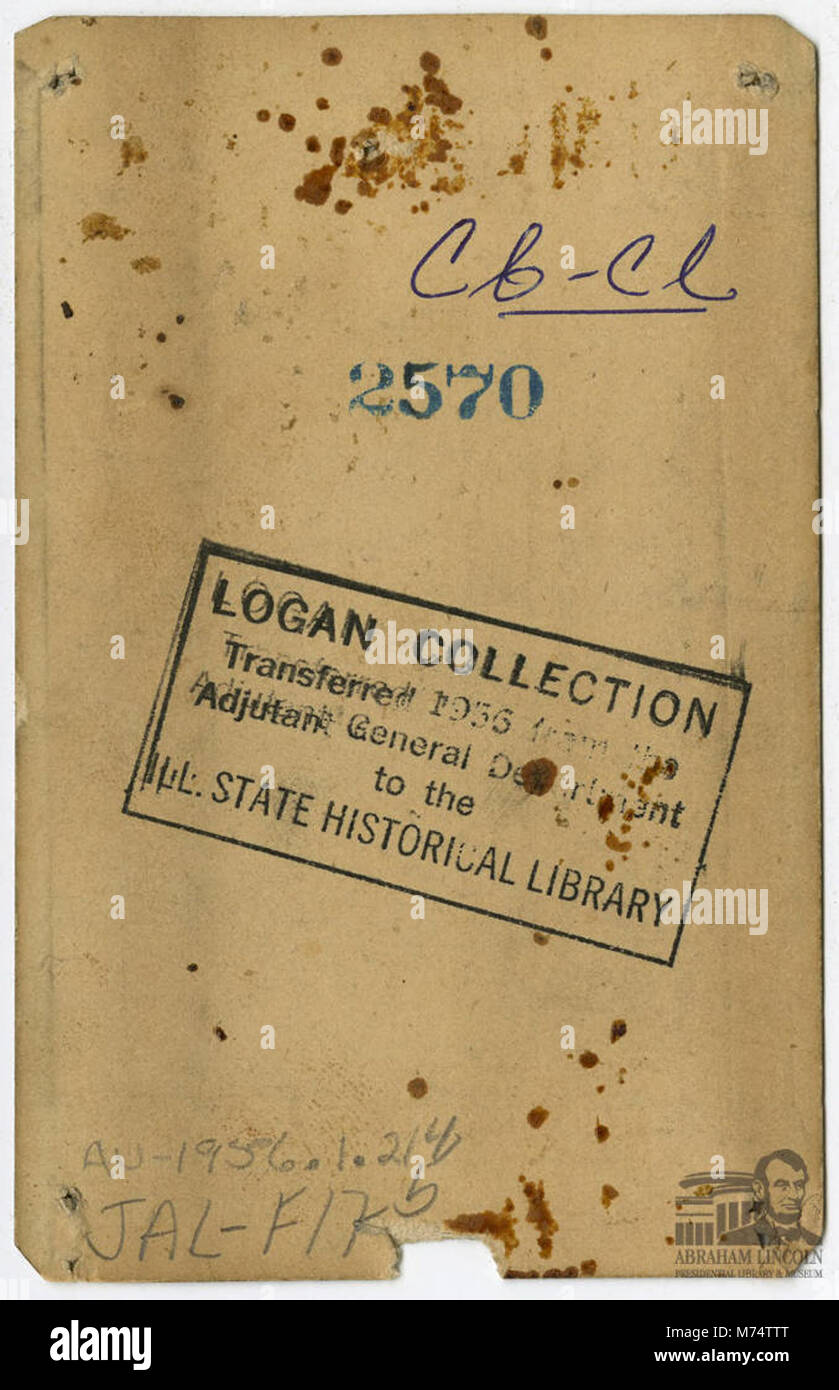 A formal portrait of Harrison T. Chandler, an individual from early ...