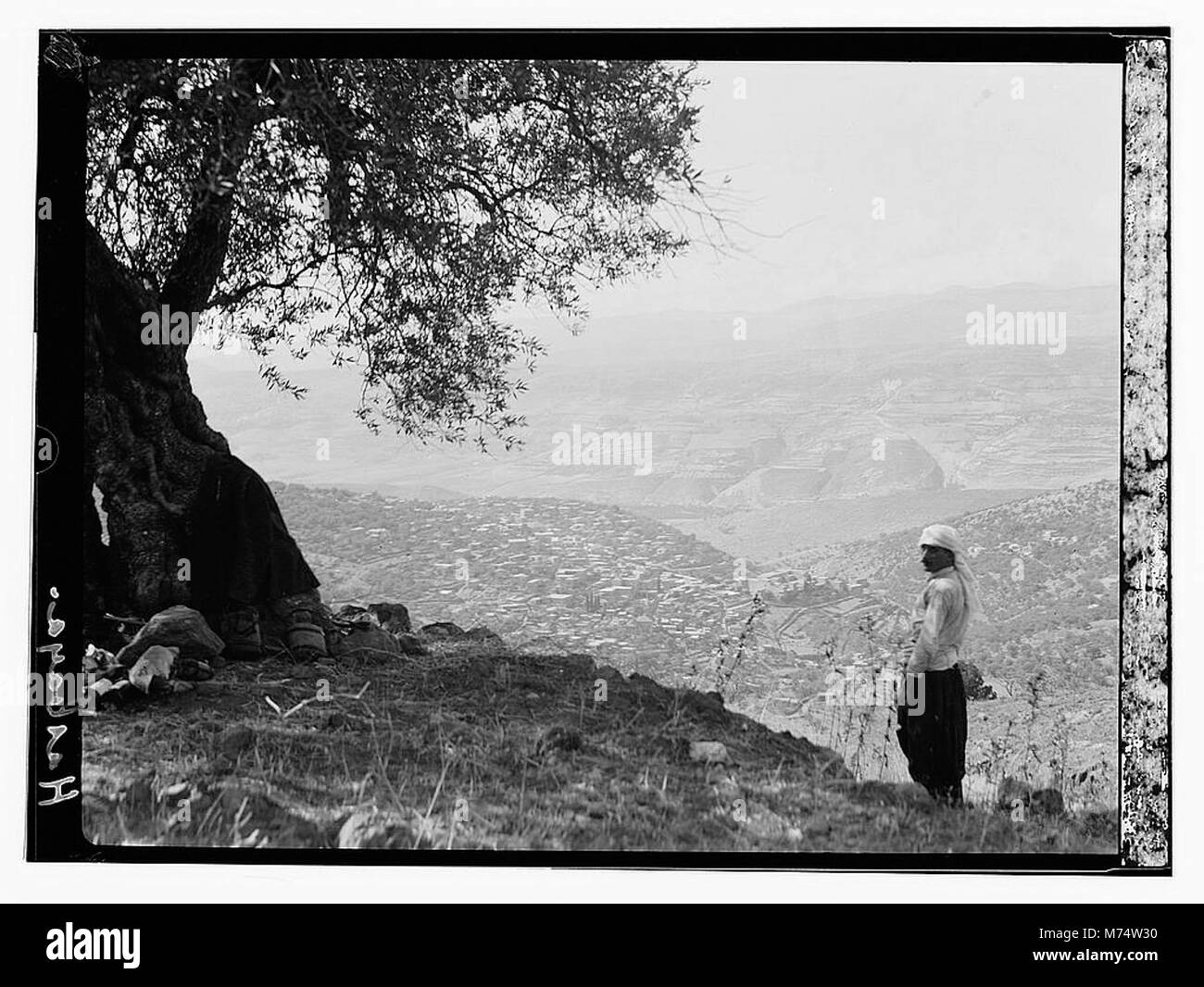 This image depicts Hasbaya, a town located in southern Lebanon. The ...