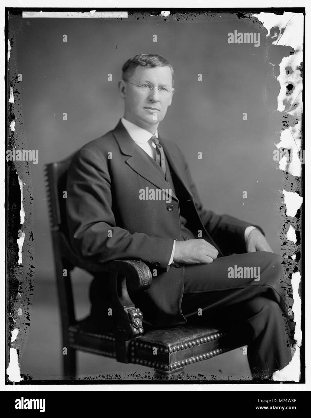 A portrait of Charles H. Hastings, identified as an important ...