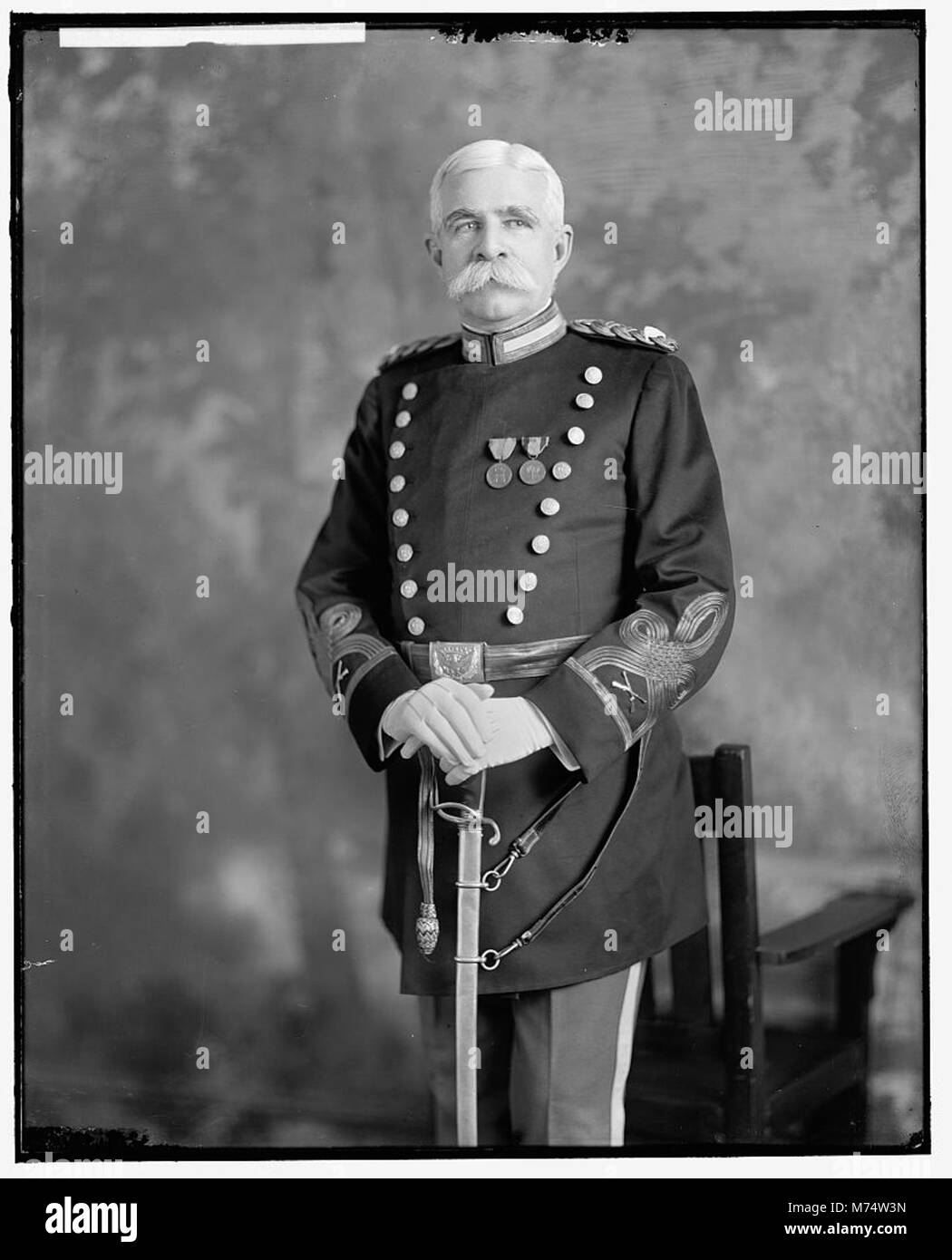 A portrait of Colonel E.E. Hatch, a military figure from the early 20th ...