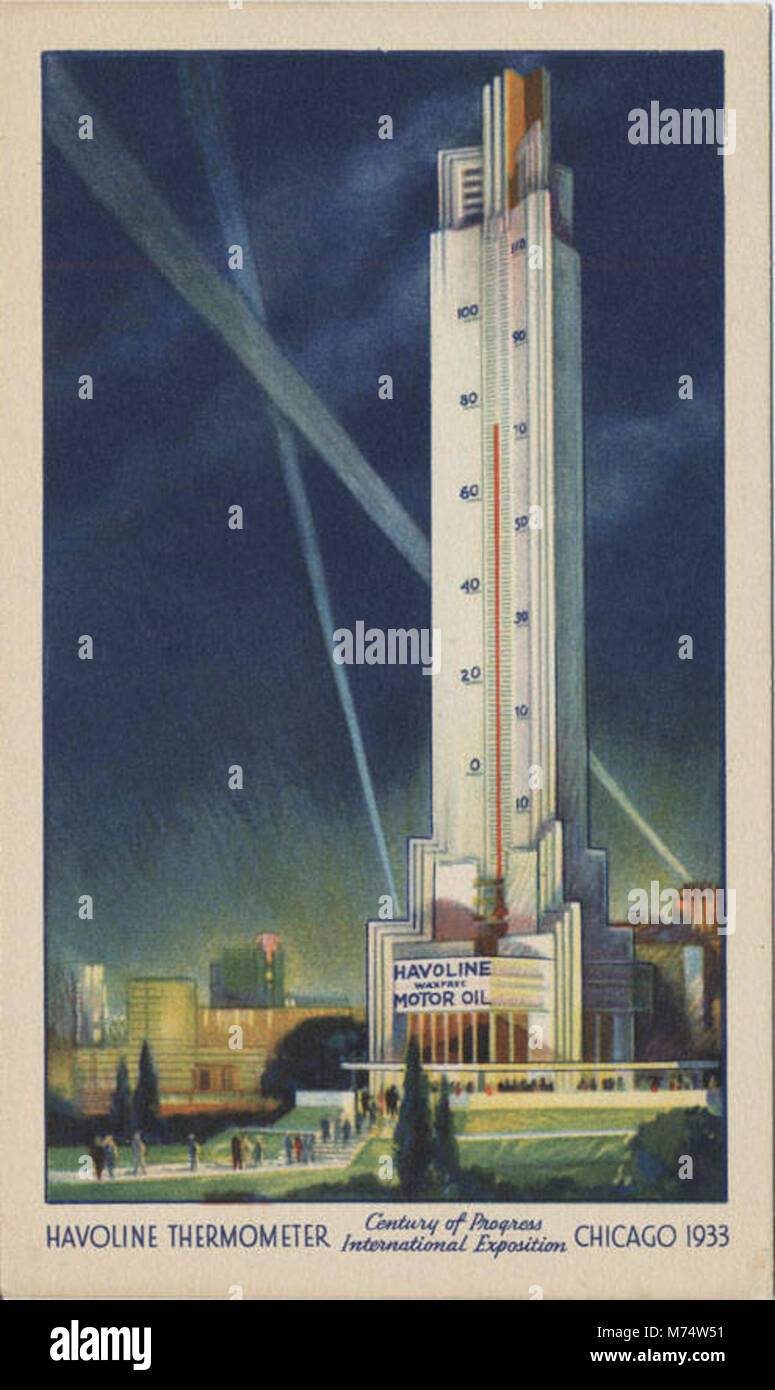 The Havoline Thermometer was a prominent feature at the Century of ...