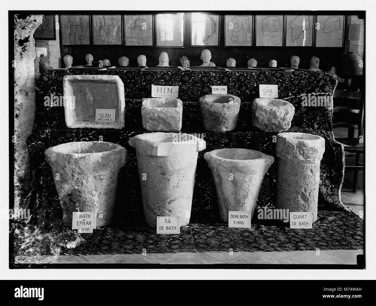 A detailed depiction of Hebrew dry and liquid measures, showcasing ...