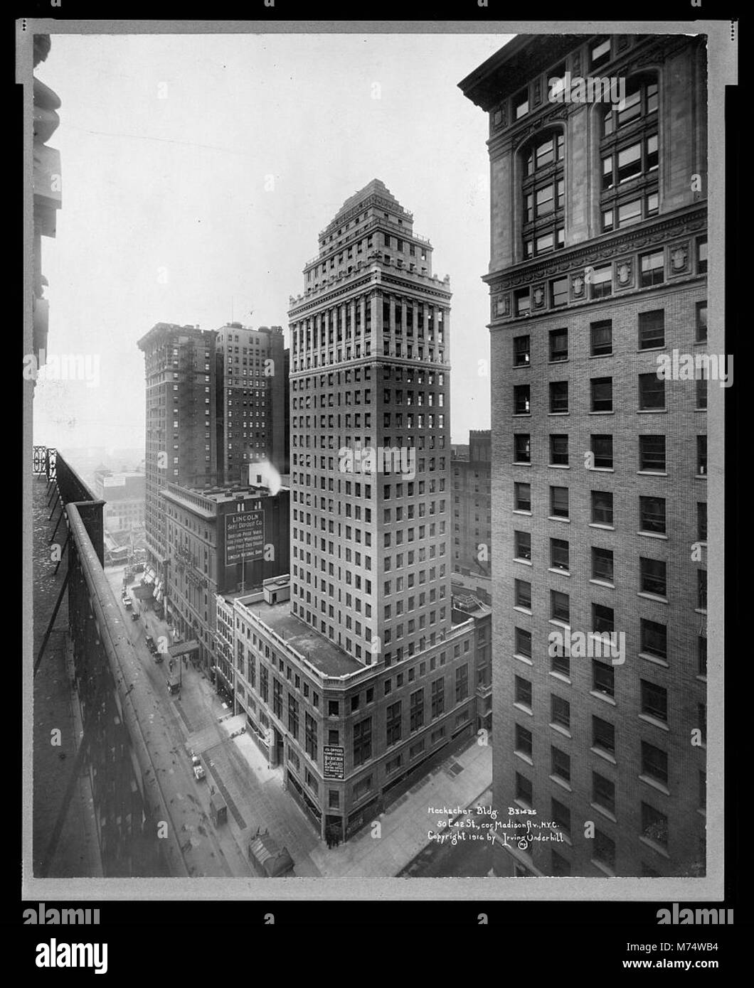 A photograph of the Heckscher Building, located at 50 East 42nd Street ...