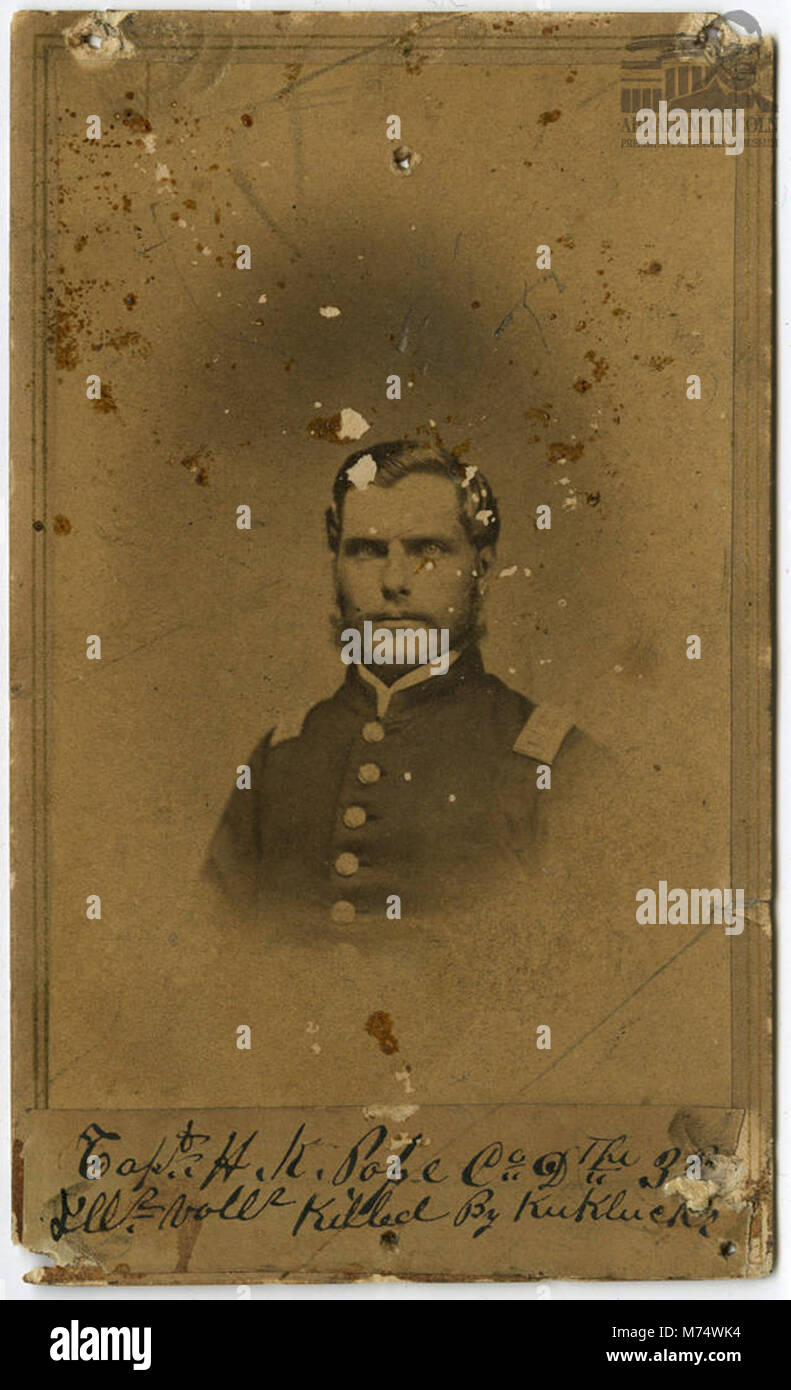 A portrait of Henry H. Pope, an important historical figure. The image ...