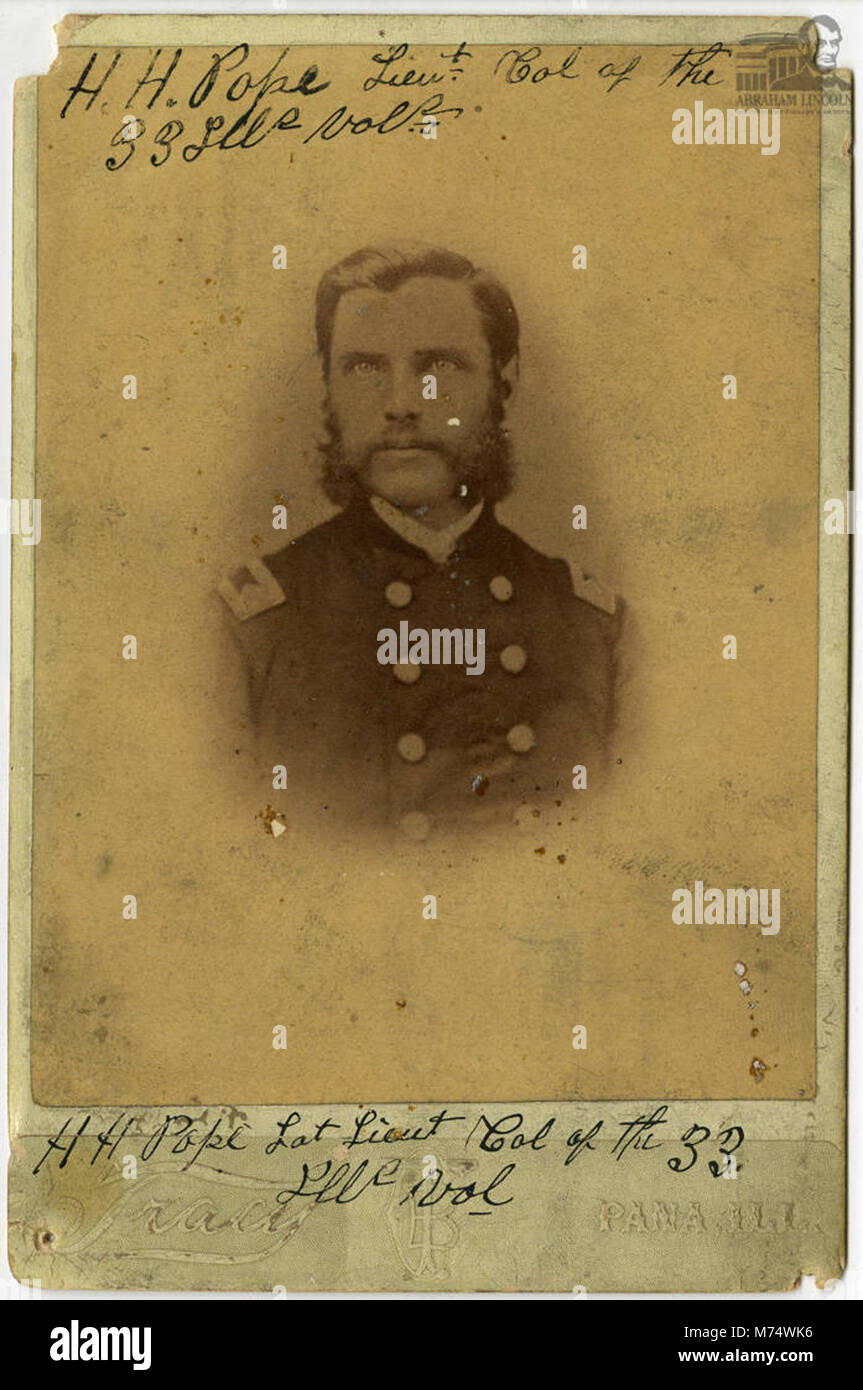A photograph of Henry H. Pope, an influential figure in American ...