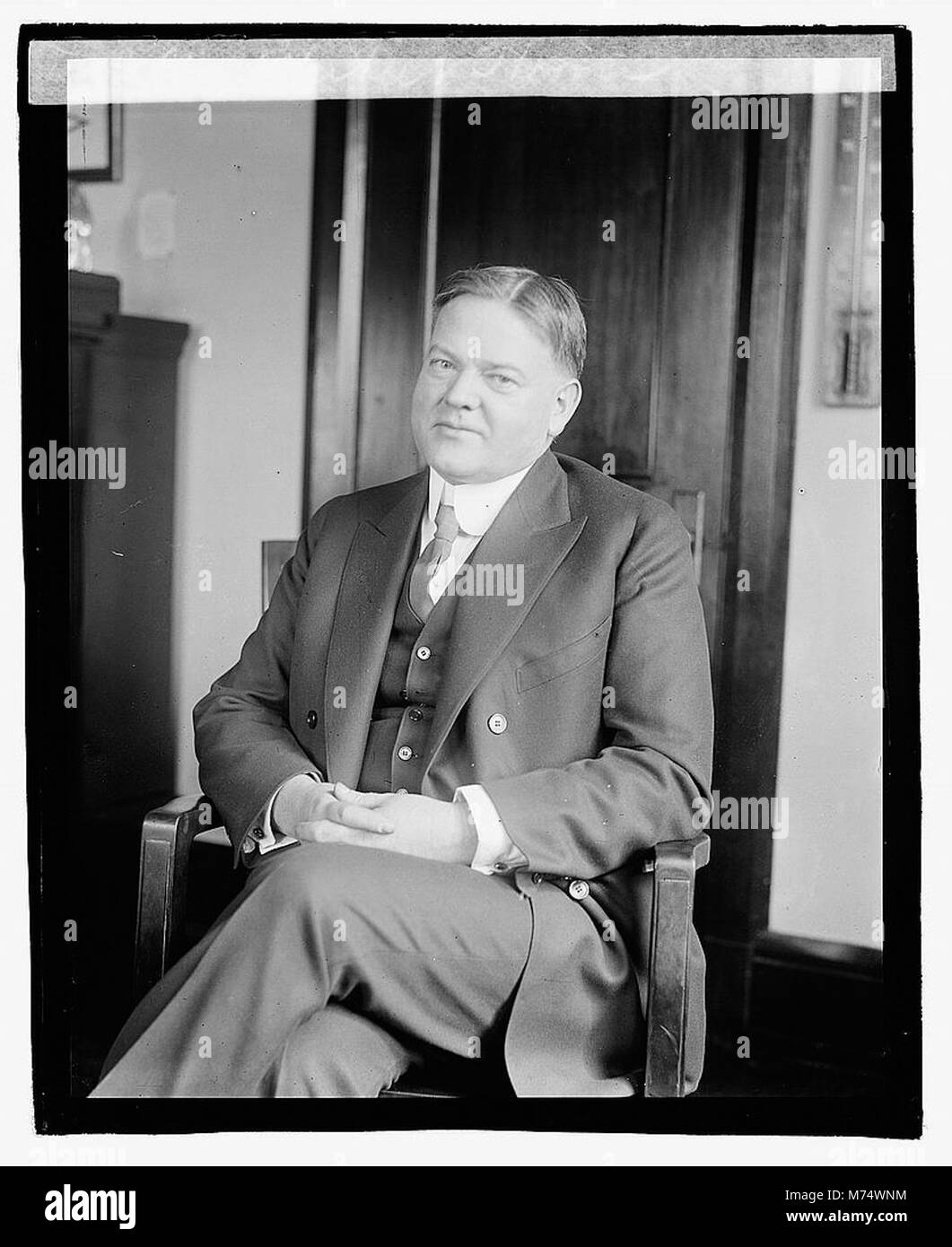 31st president of the united states Black and White Stock Photos ...