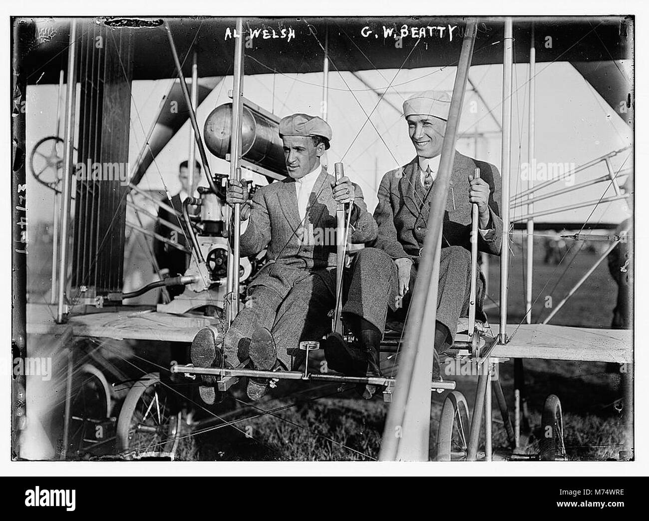 A photograph of Al Welsh and G.W. Beatty, capturing a historical moment ...