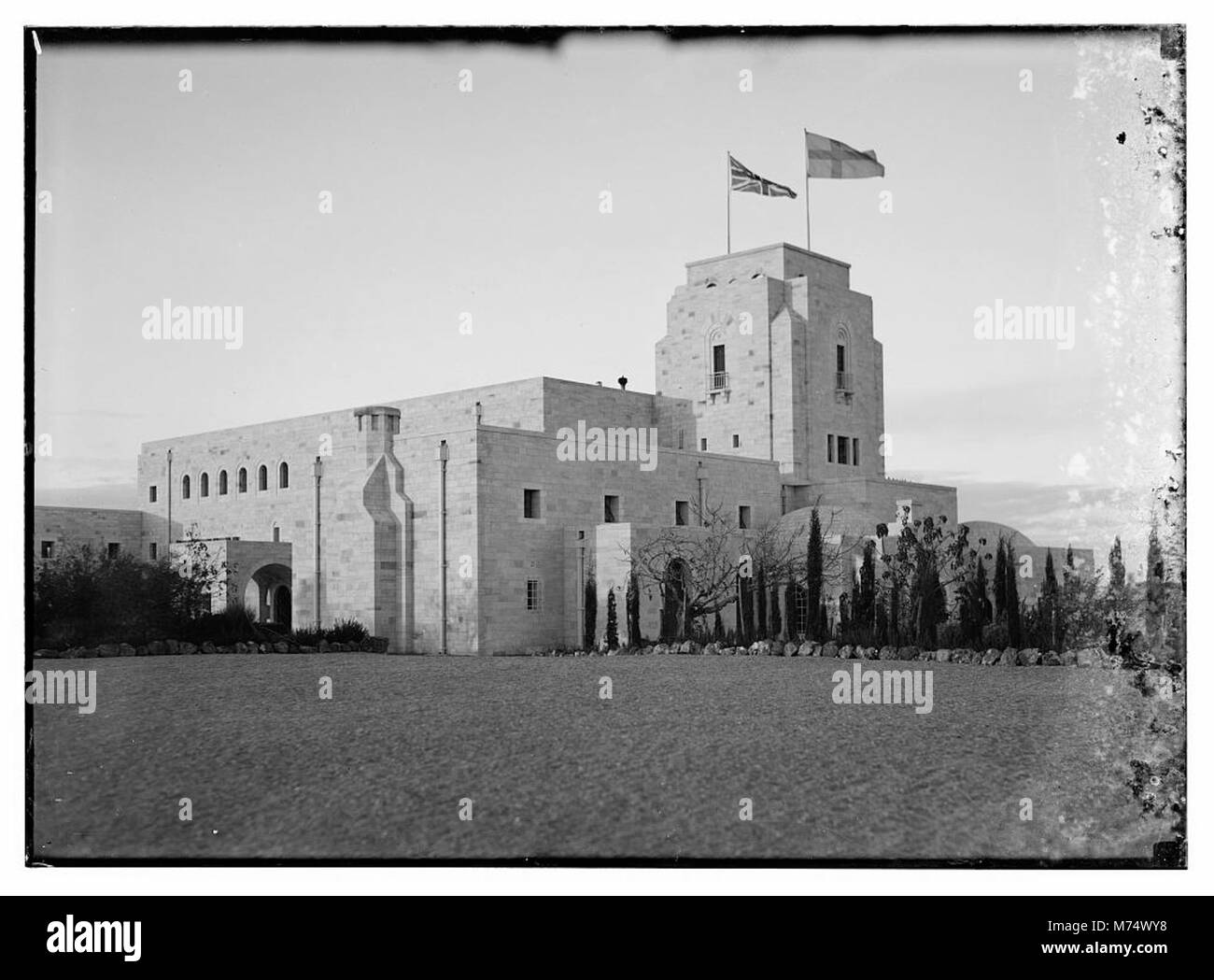 The High Commissioner's residence in Jerusalem, an important building ...