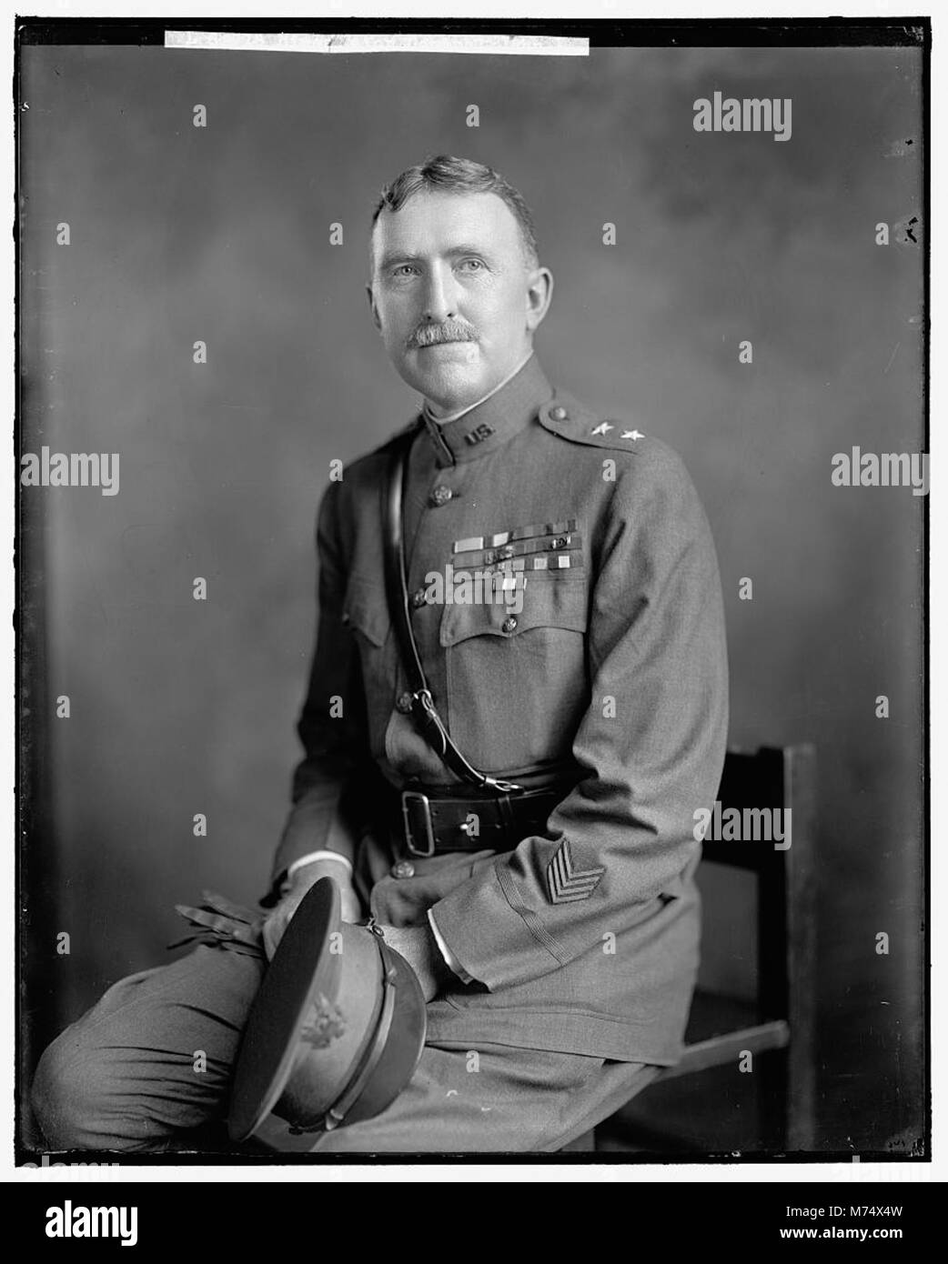 A portrait of General John L. Hines, a prominent figure in U.S ...