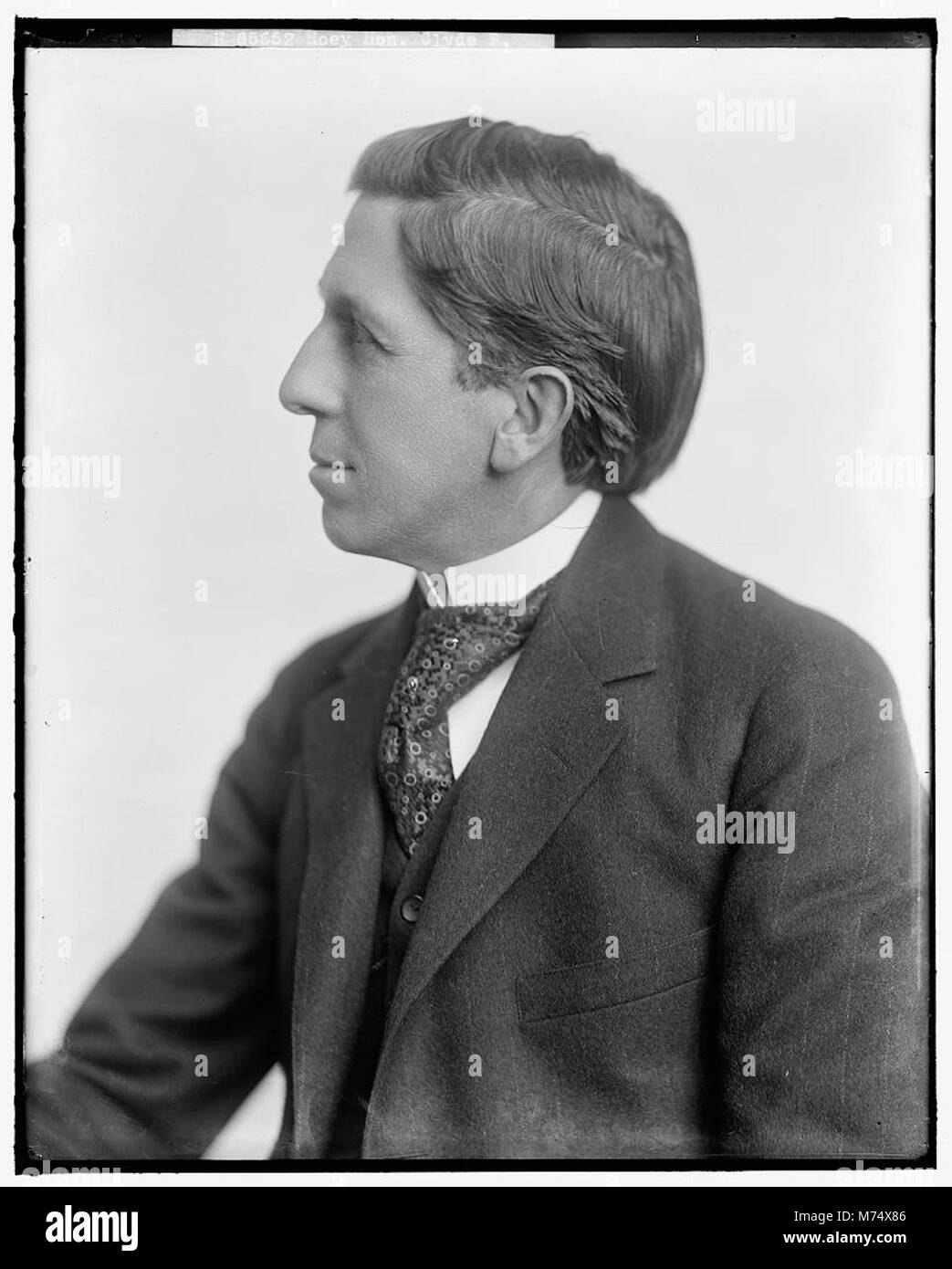 A formal portrait of Clyde R. Hoey, an honorable American political ...