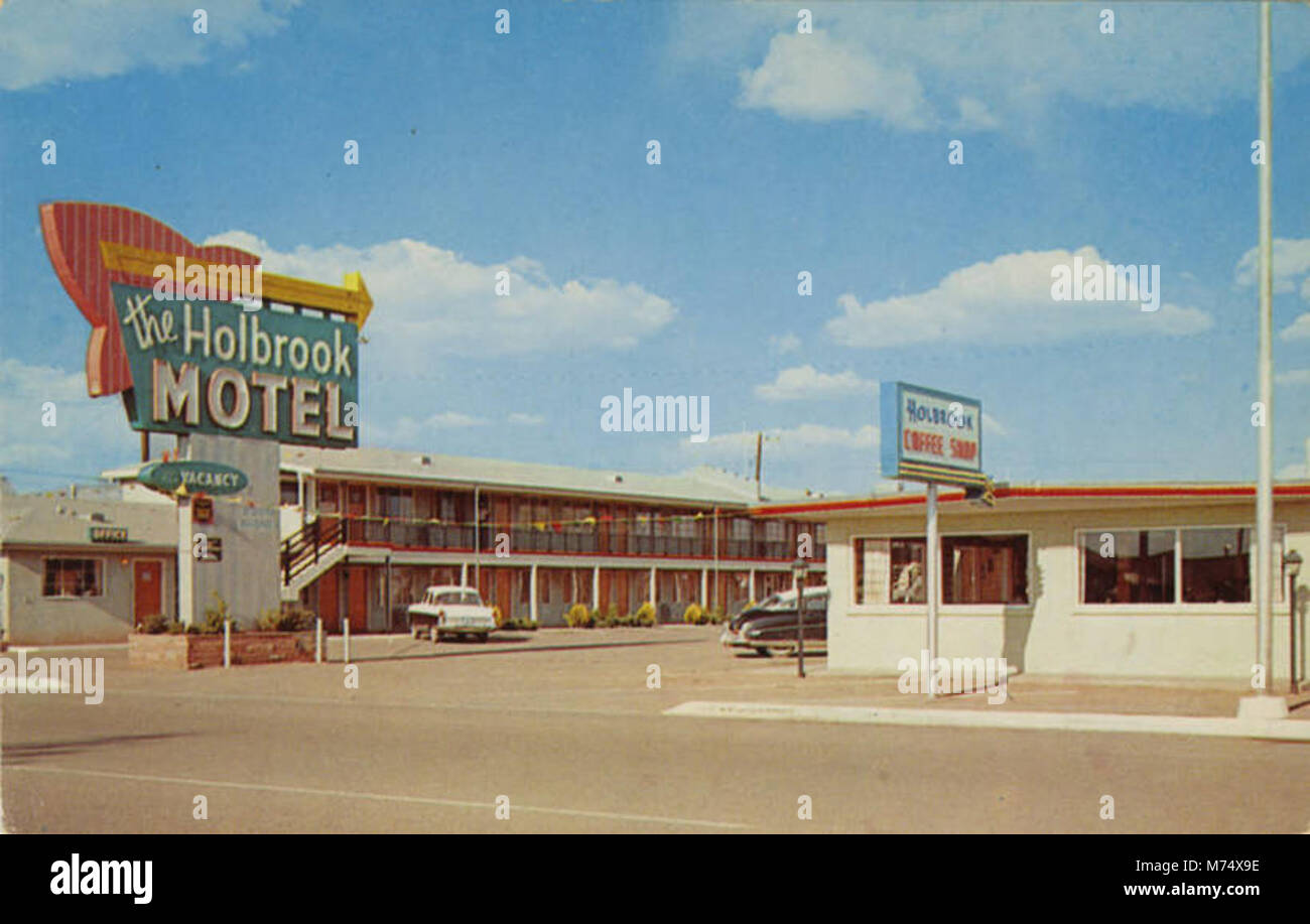 Photograph by Jim Sexton of the Holbrook Motel and Holbrook Coffee Shop ...