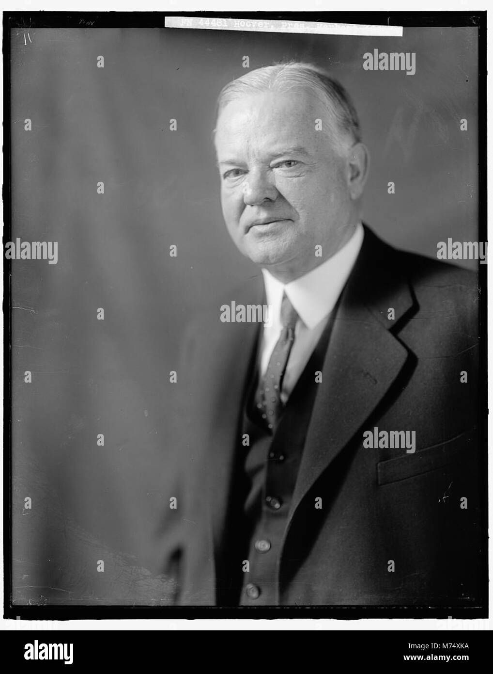 31st president of the united states Black and White Stock Photos ...